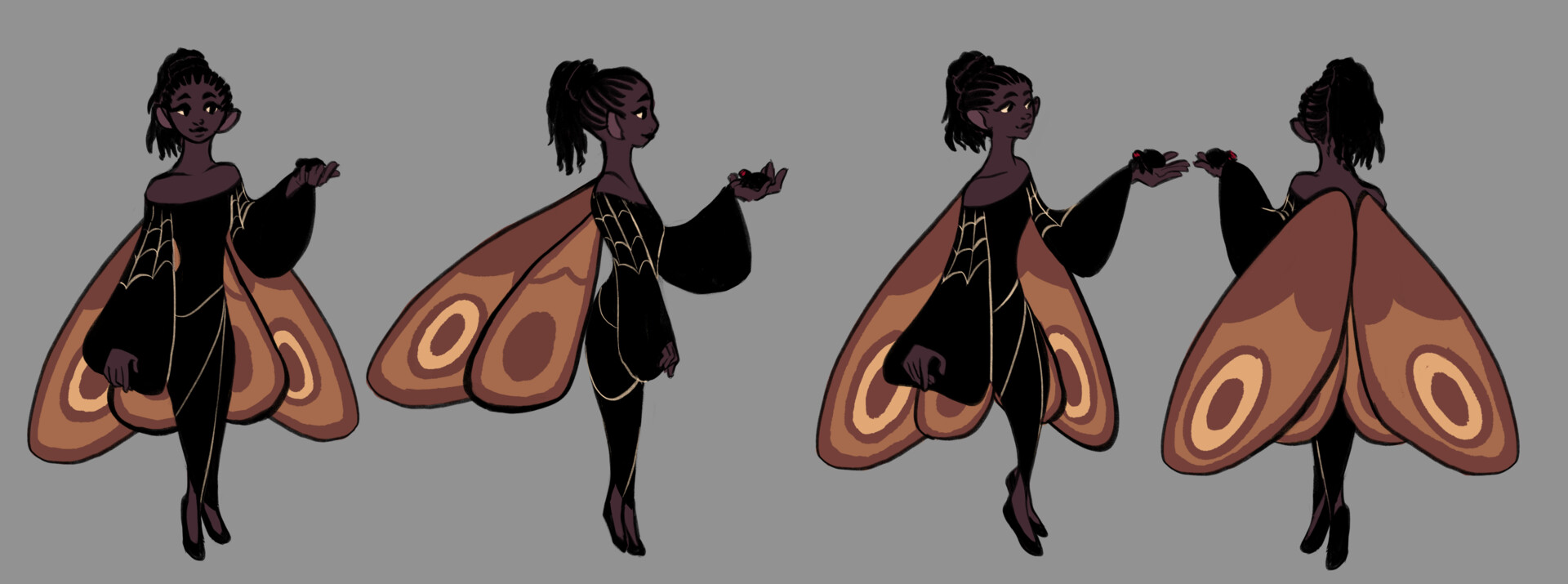 ArtStation - Moth model sheet