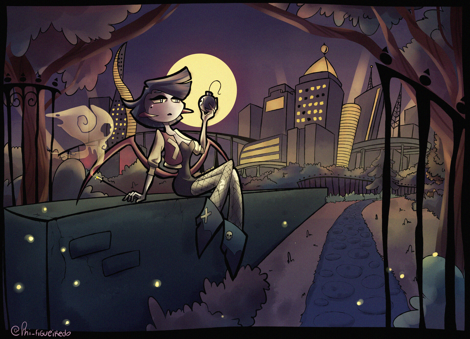 ArtStation - Goth Spider Girl