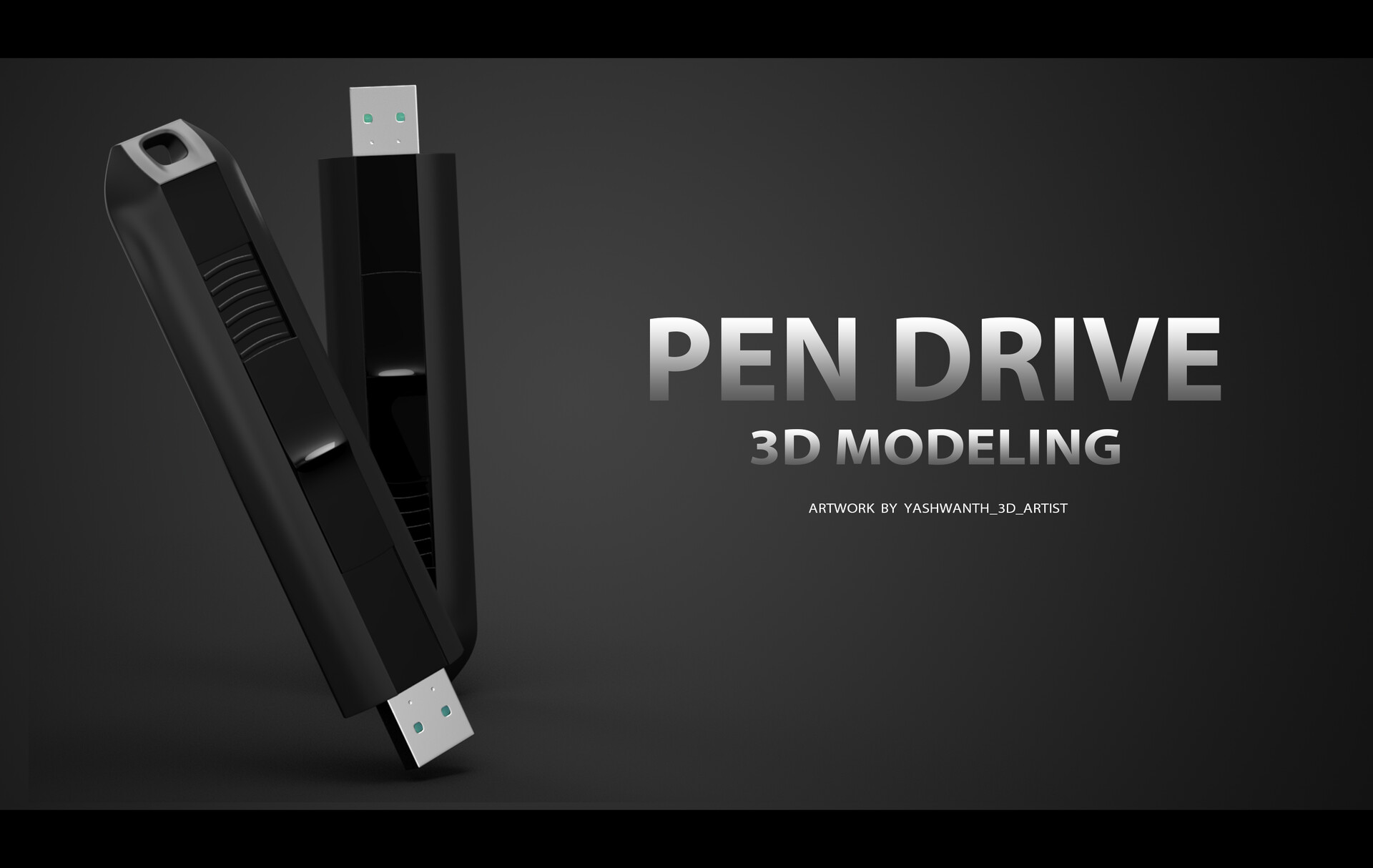 ArtStation - Product Modeling (Pen drive)