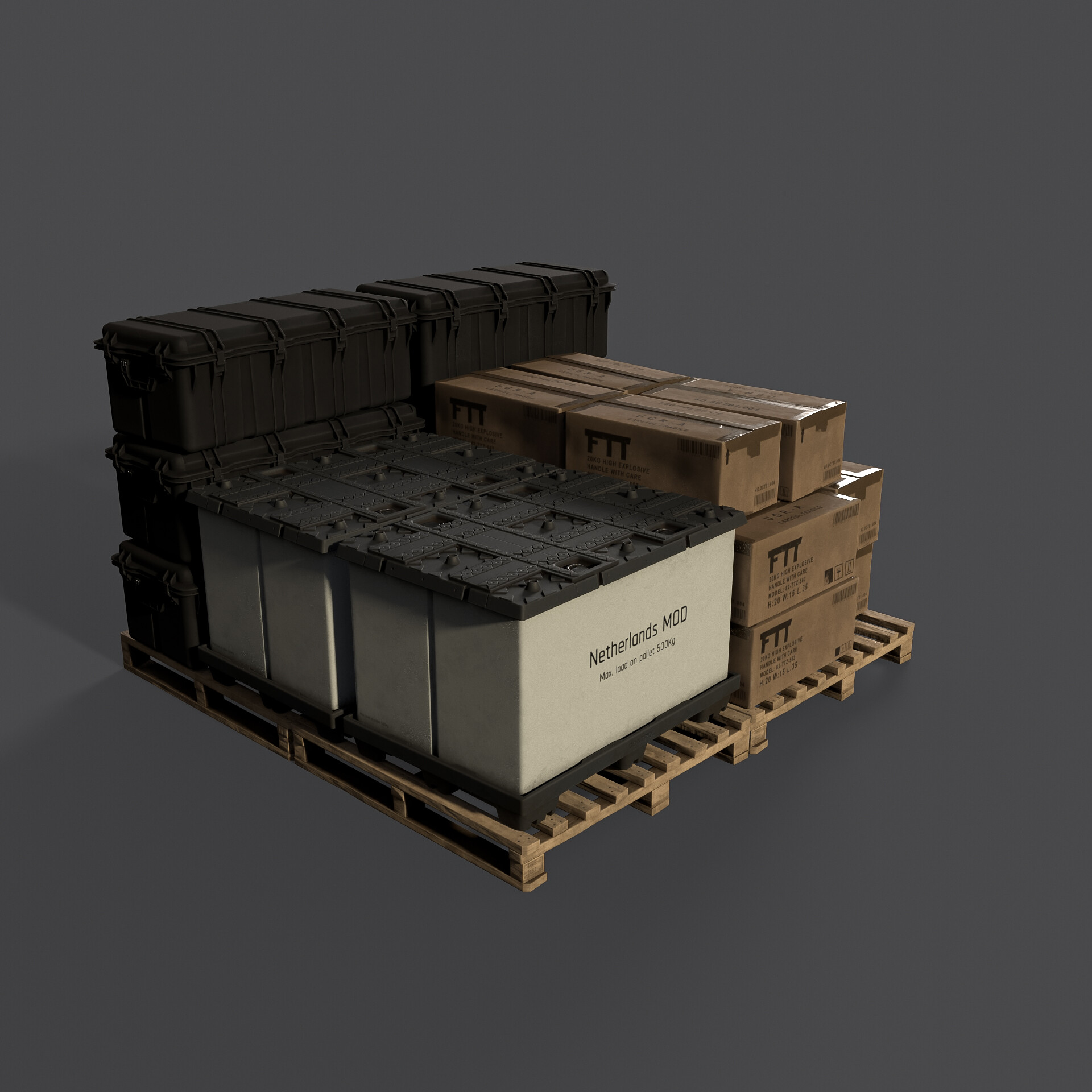 ArtStation - Military game asset