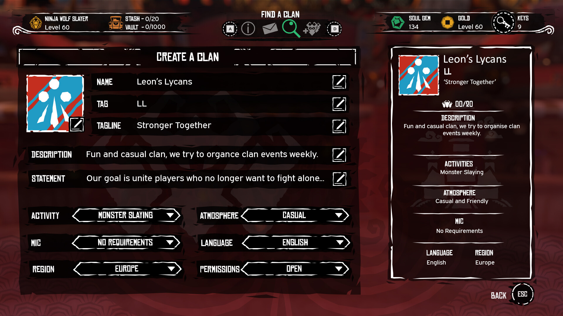 Leon Roberts - Almighty UI: Clan UI
