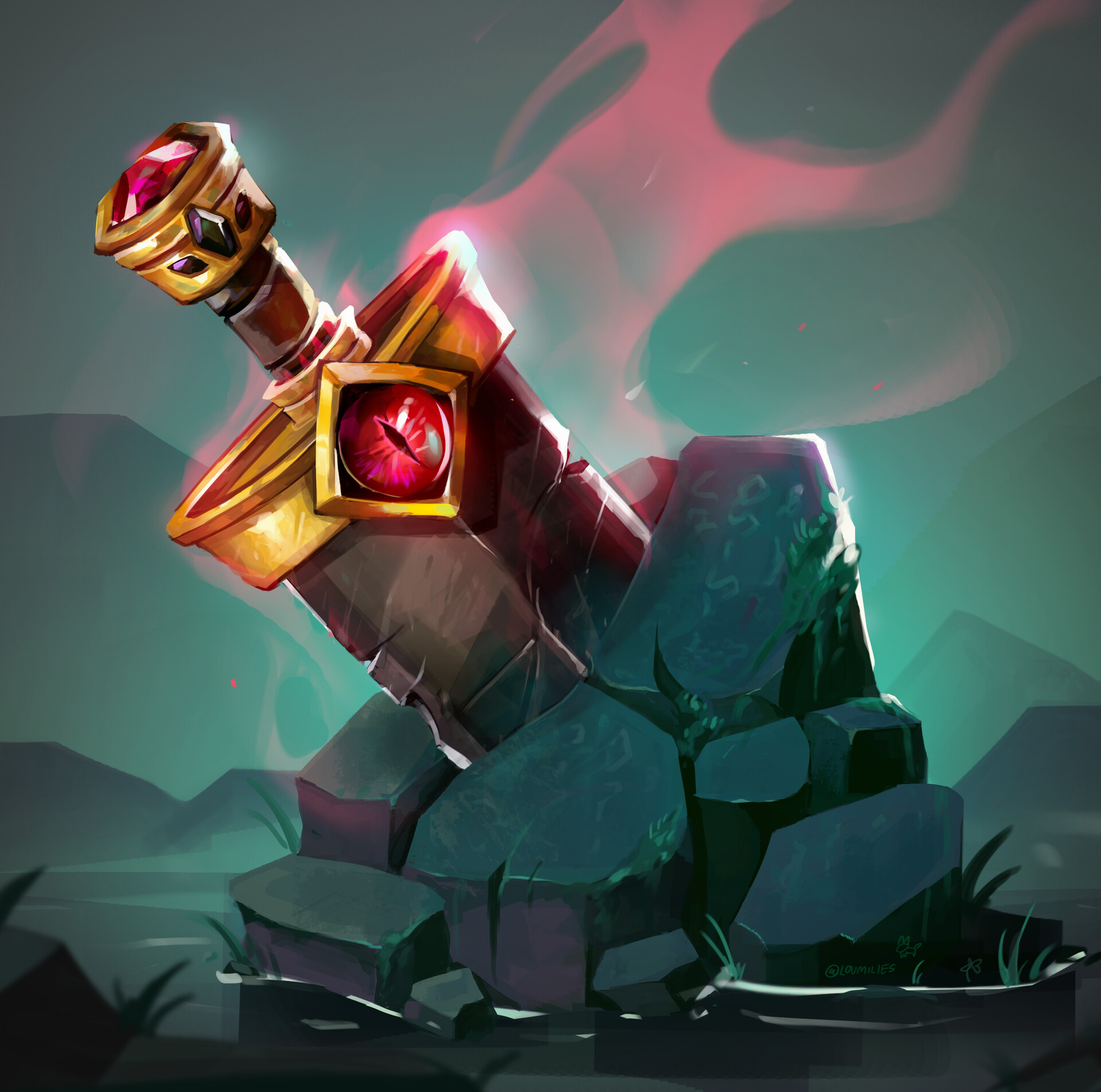 ArtStation - Sword in the stone