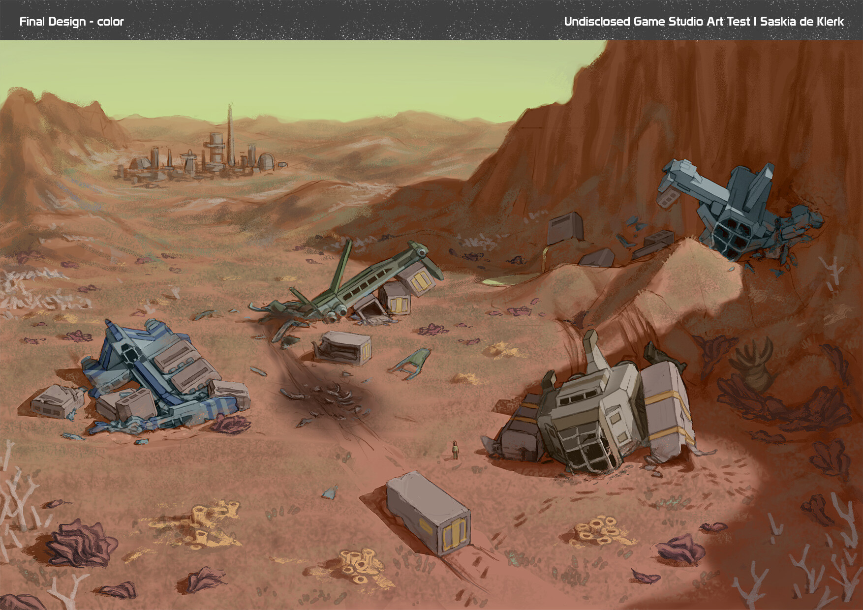 ArtStation - Crashed Spaceships Art Test