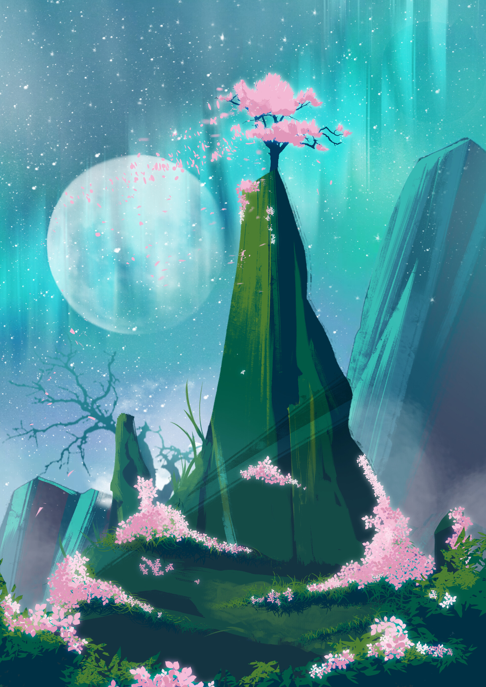 ArtStation - Sakura Tree