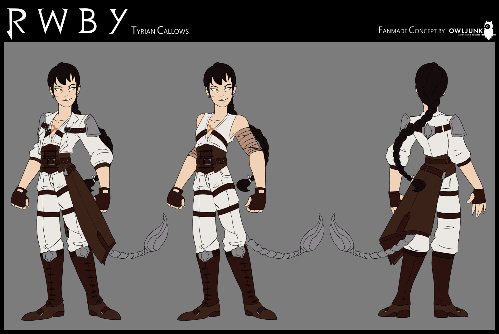 Annie Roberts - Tyrian Callows // Fanmade RWBY Concept