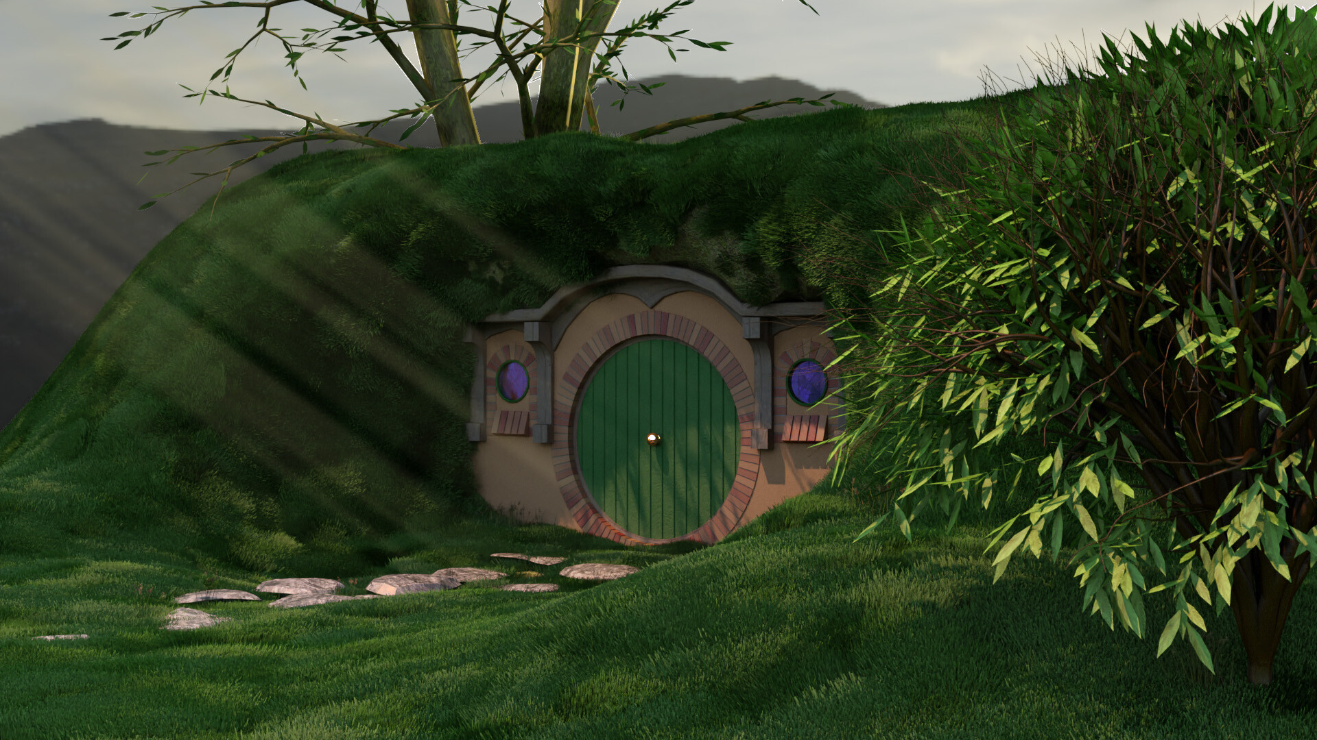 ArtStation - Hobbit hole
