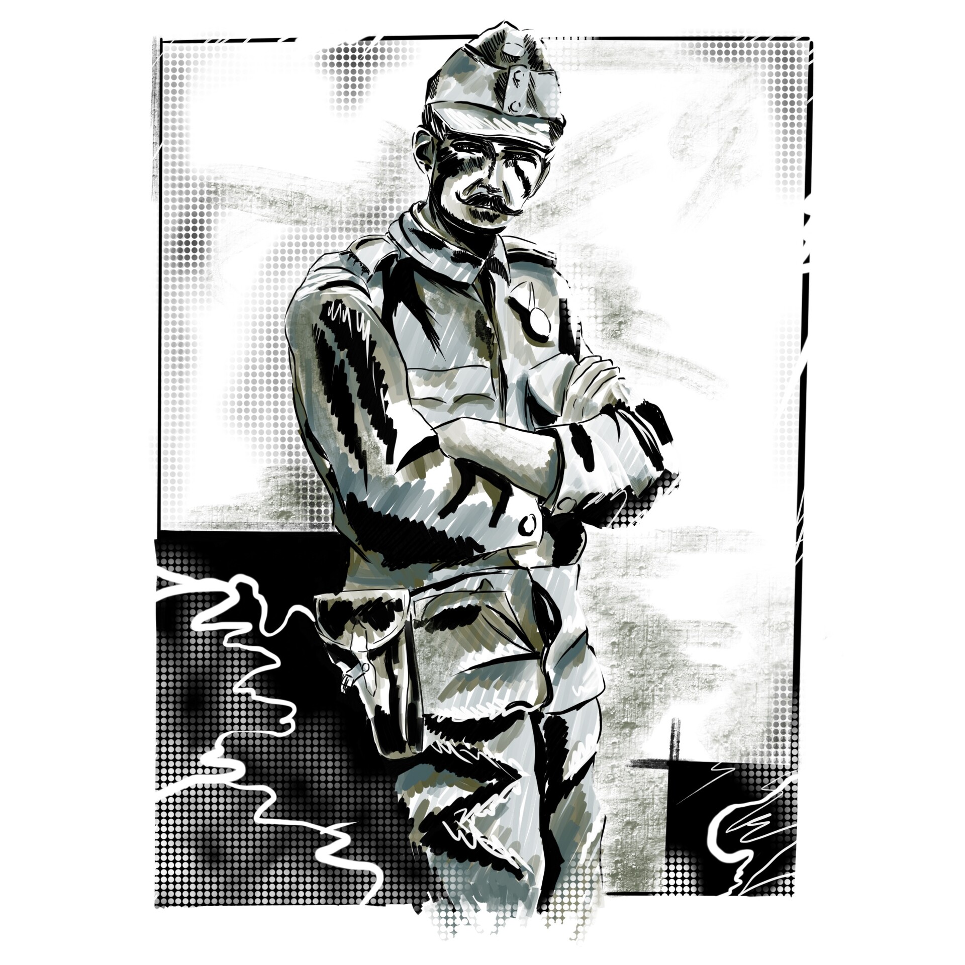 how to draw yoji shinkawa style