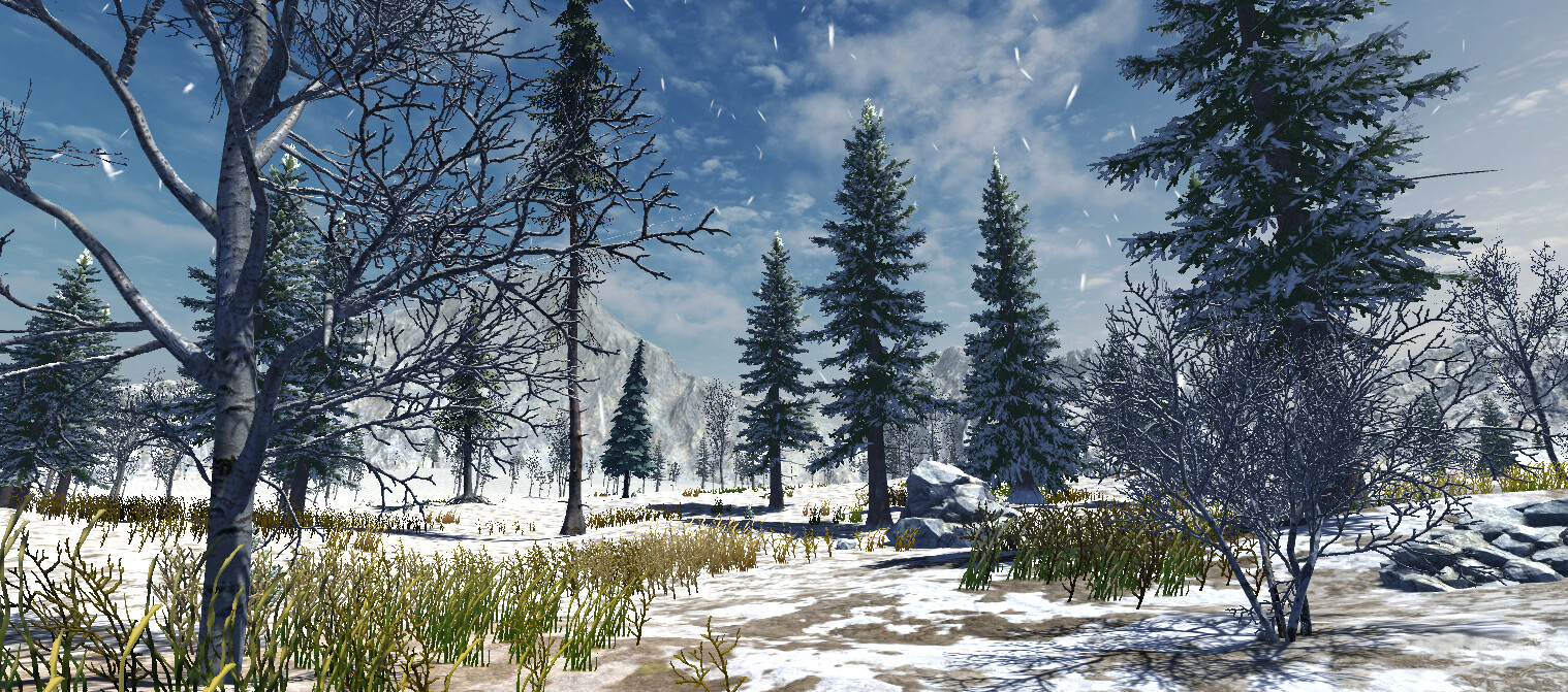 ArtStation - Winter scene