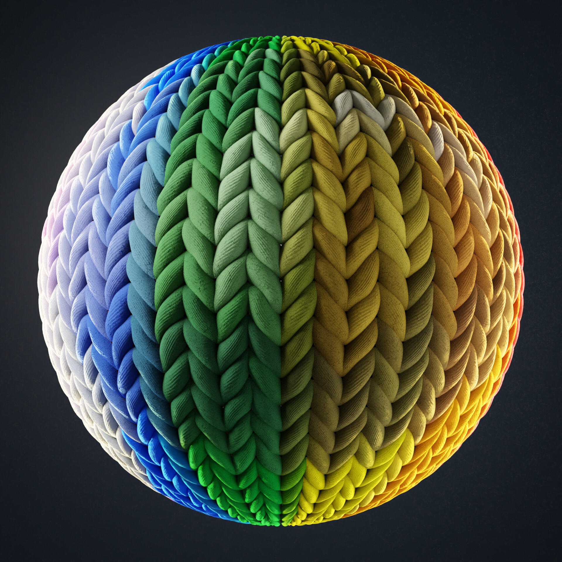 ArtStation - Procedural Knitter Shader - Blender