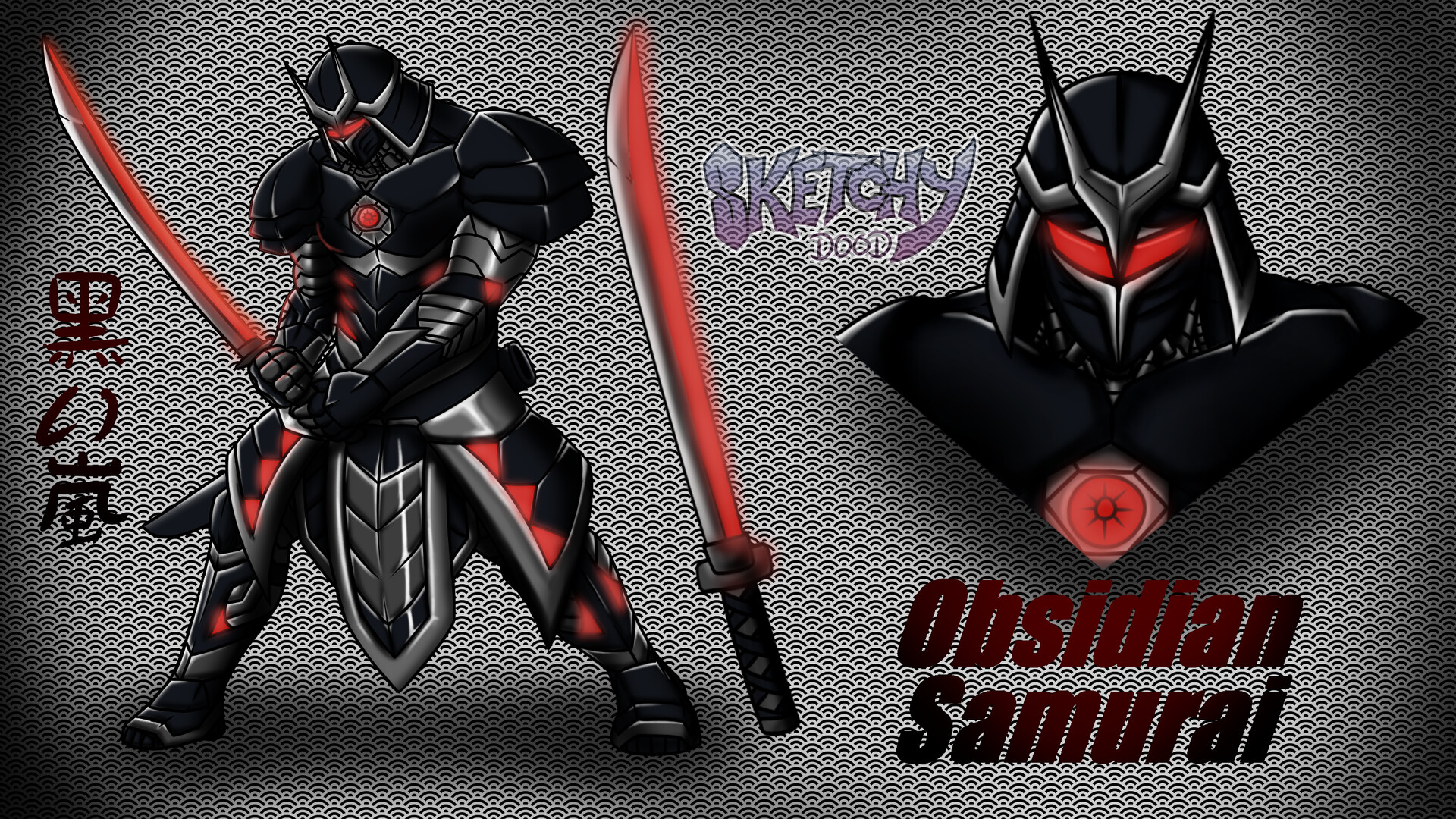 ArtStation - The obsidian samurai