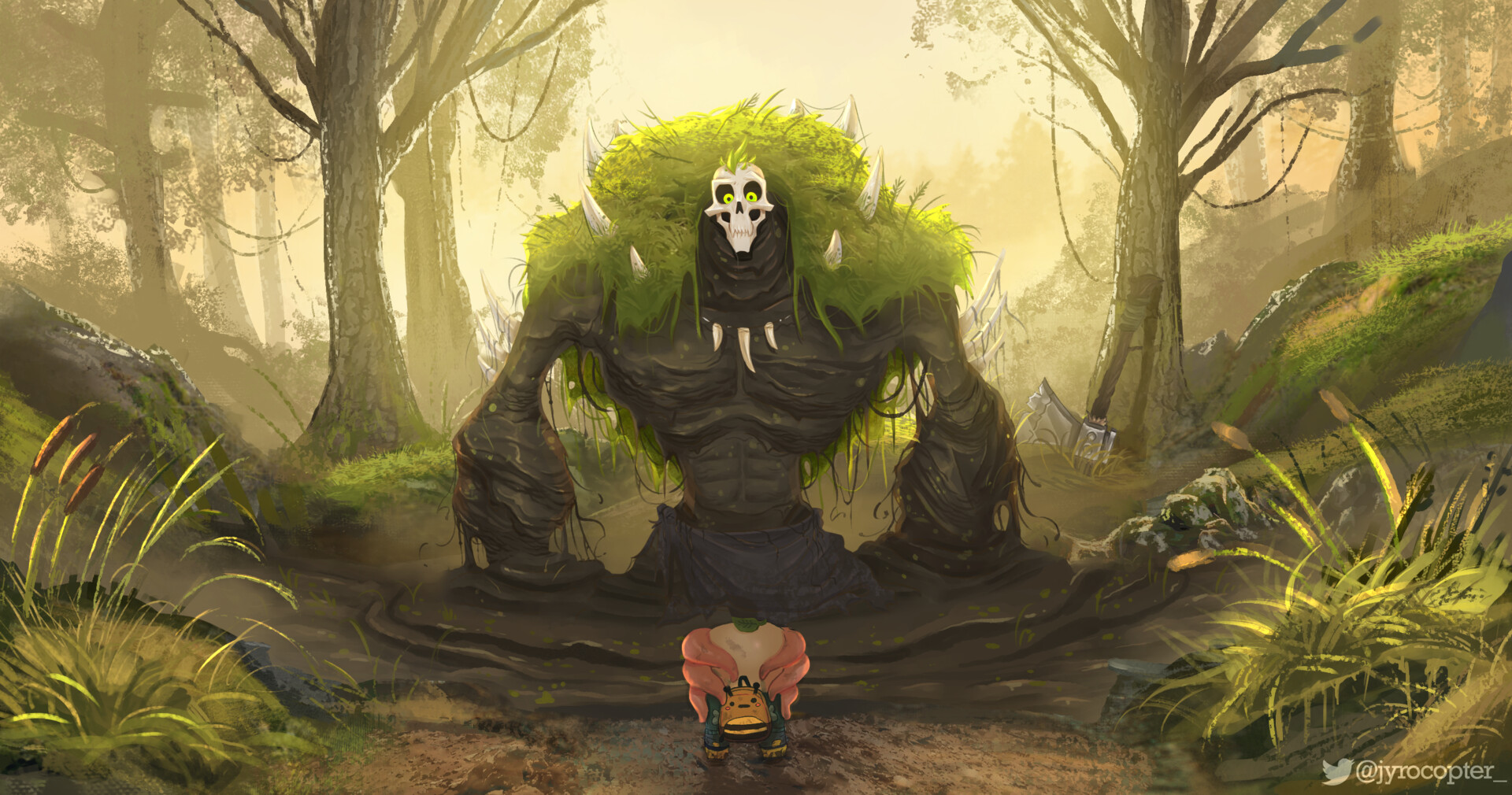 ArtStation - A Swampy Friend