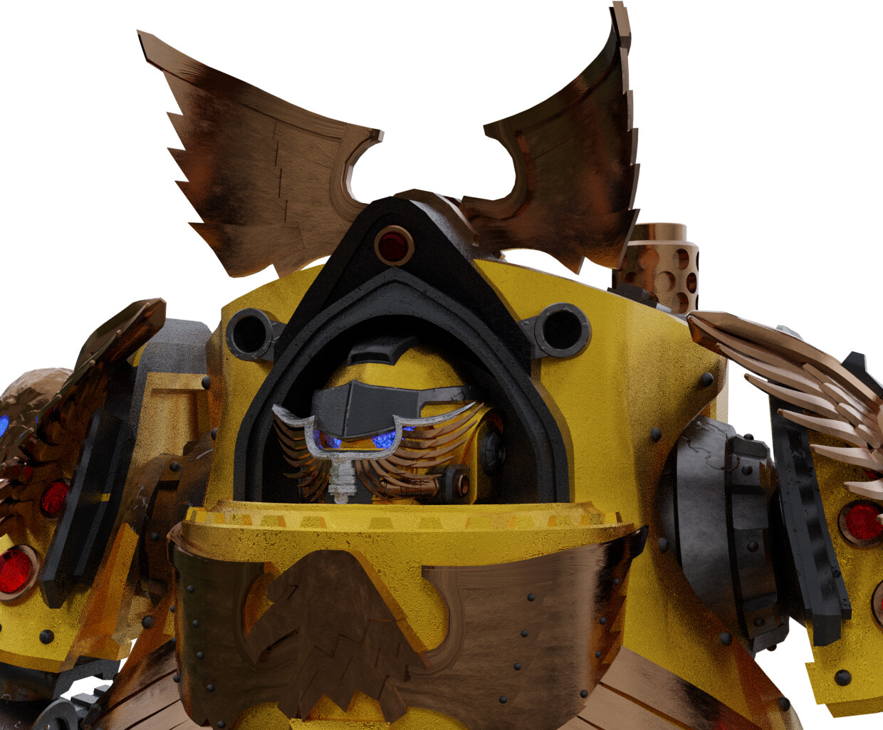 ArtStation - Primarch Inspired Dreadnought - Imperial Fits.