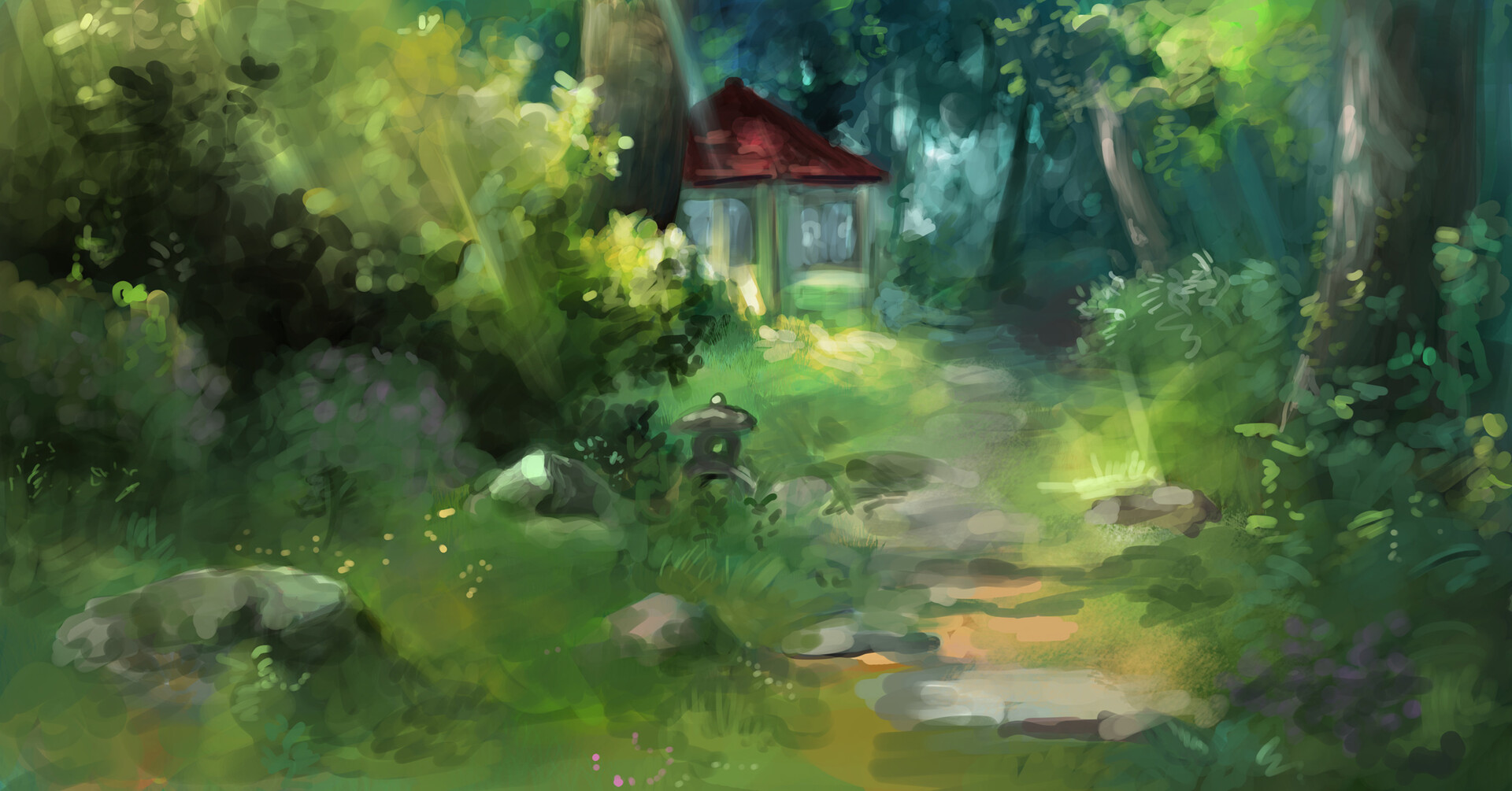 ArtStation - Ghibli study