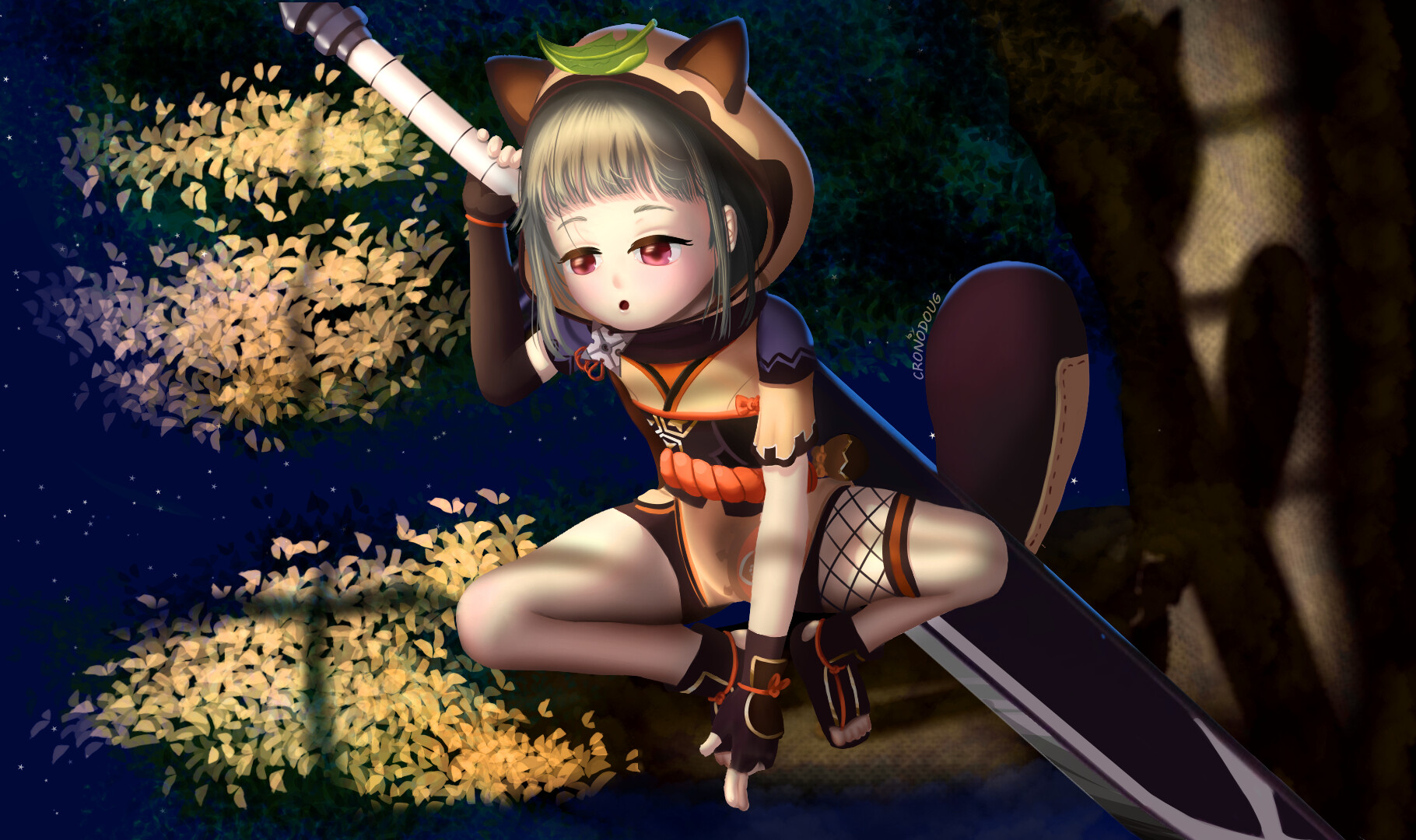 ArtStation - Sayu - Genshin Impact Inazuma