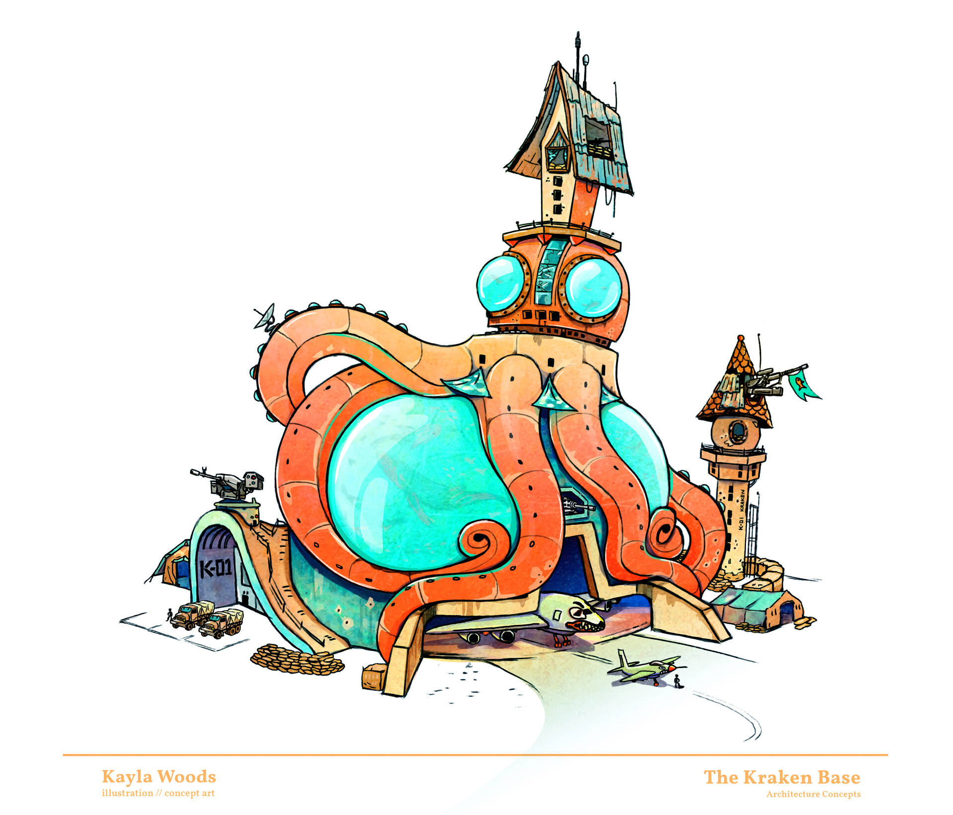 ArtStation - Concept Art: The Kraken Base