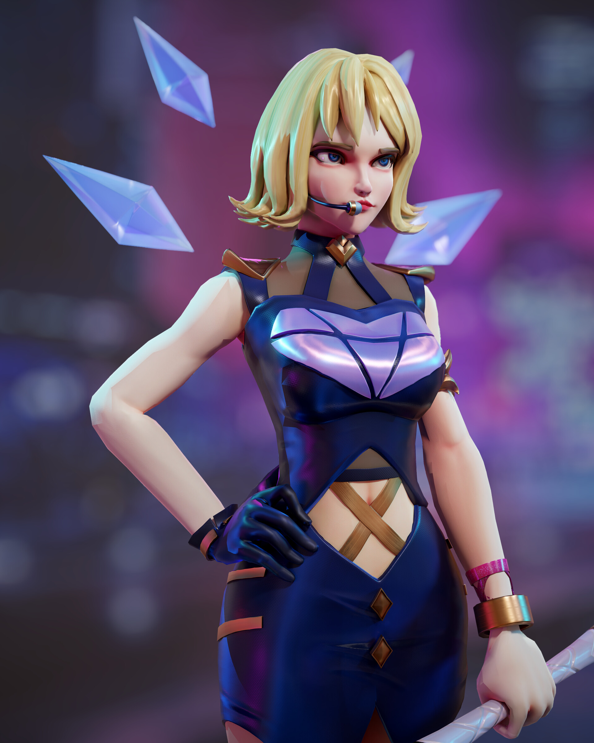 ArtStation - K/DA Lux Fanart 2.0