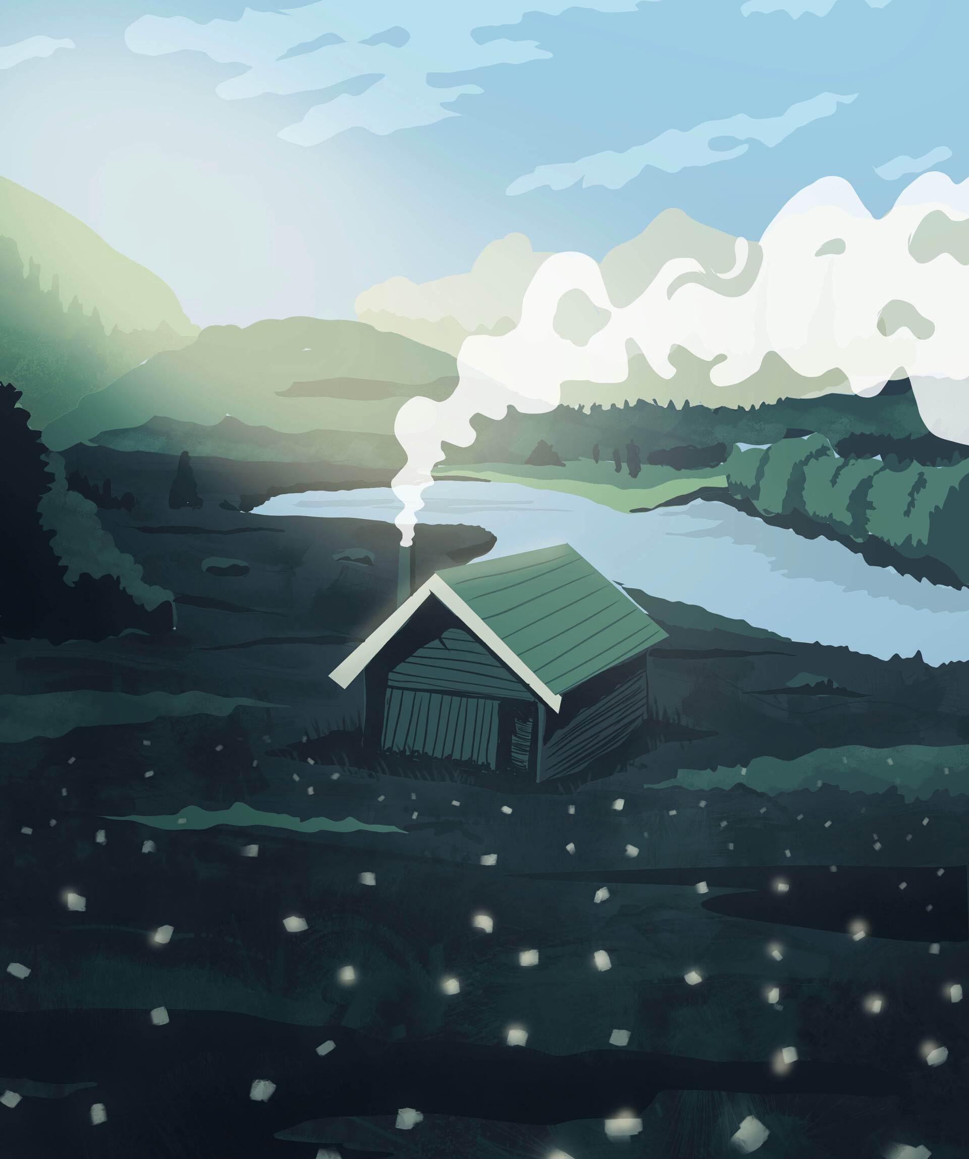 ArtStation - peaceful house