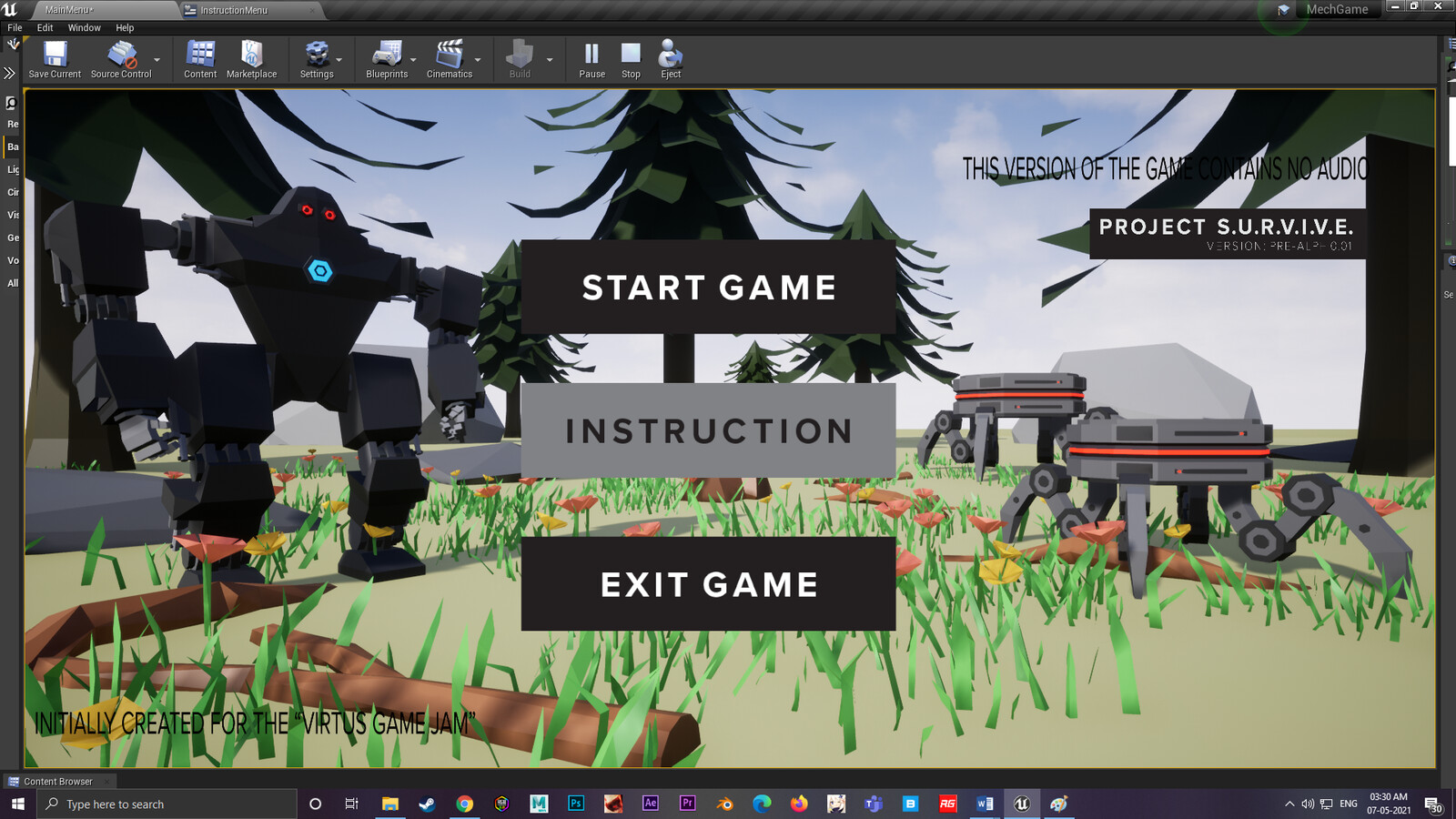 Vishnu Prabhakaran - ENDLES WAVE BASED GAME "MECHA SENKU"