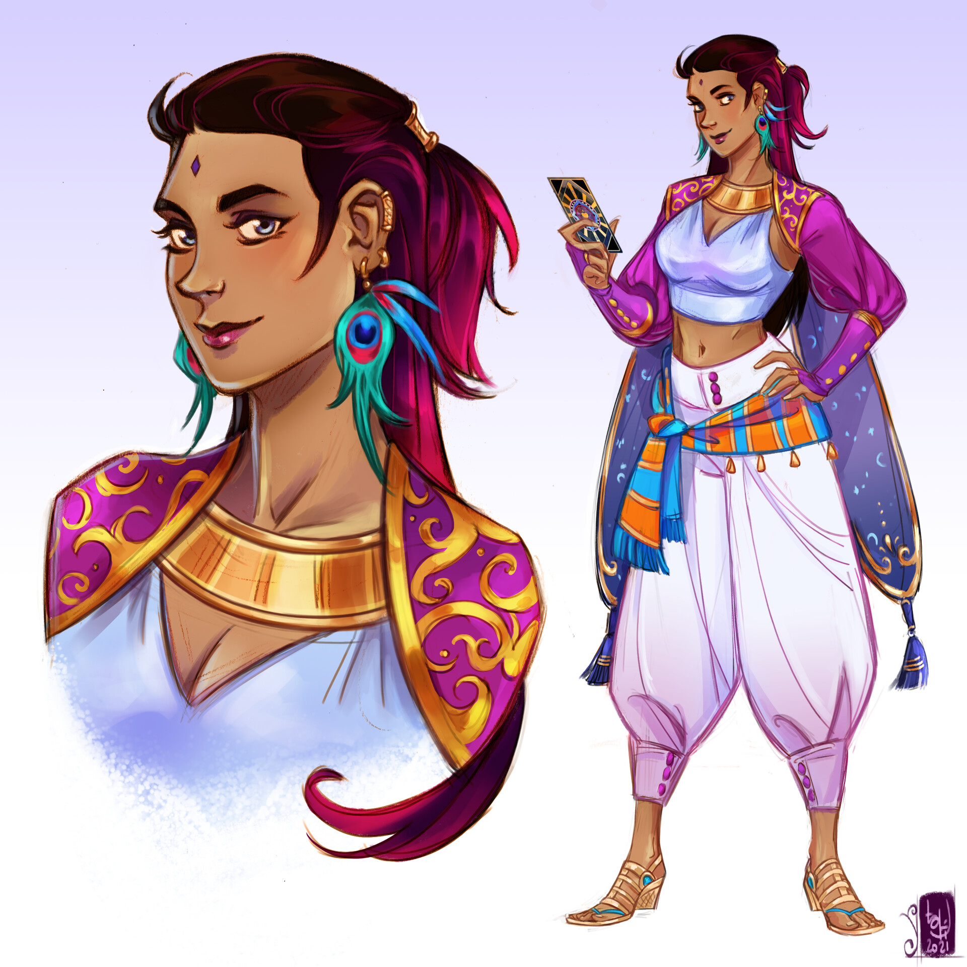 ArtStation - Celestine - Character Design