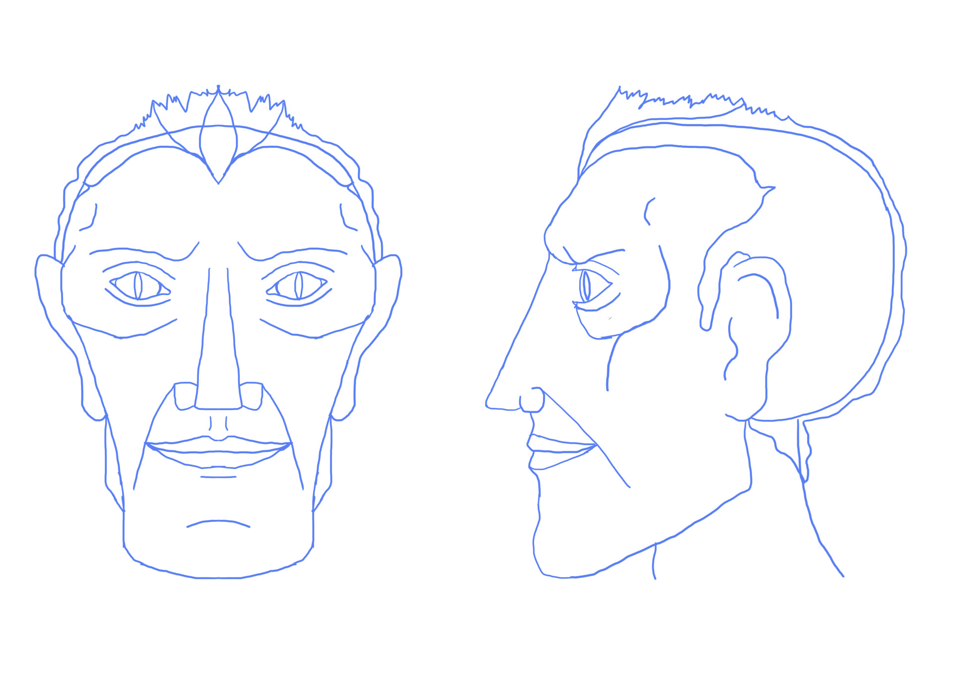 perfect side profile template