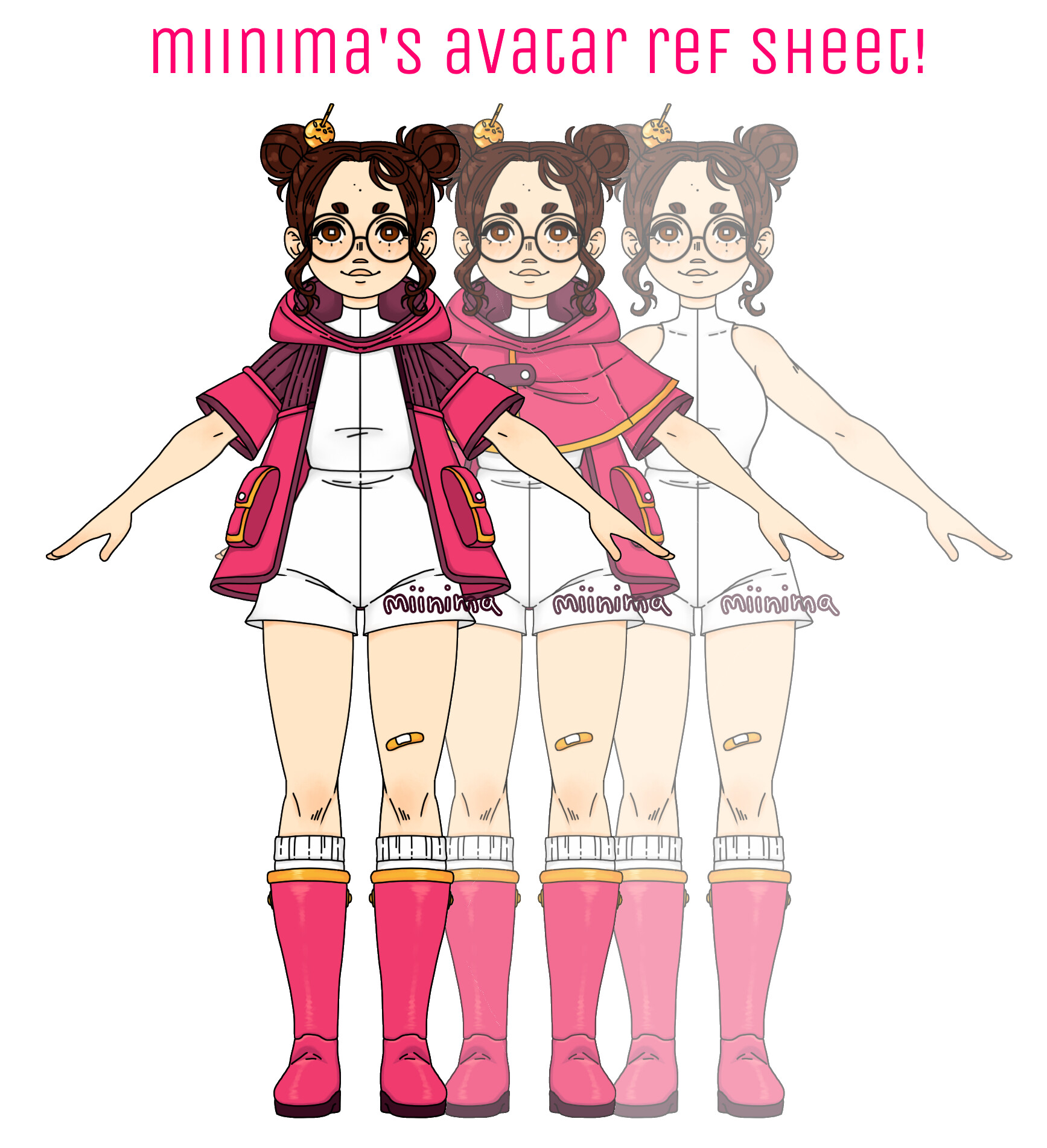 ArtStation - miinima's persona/avatar reference sheet