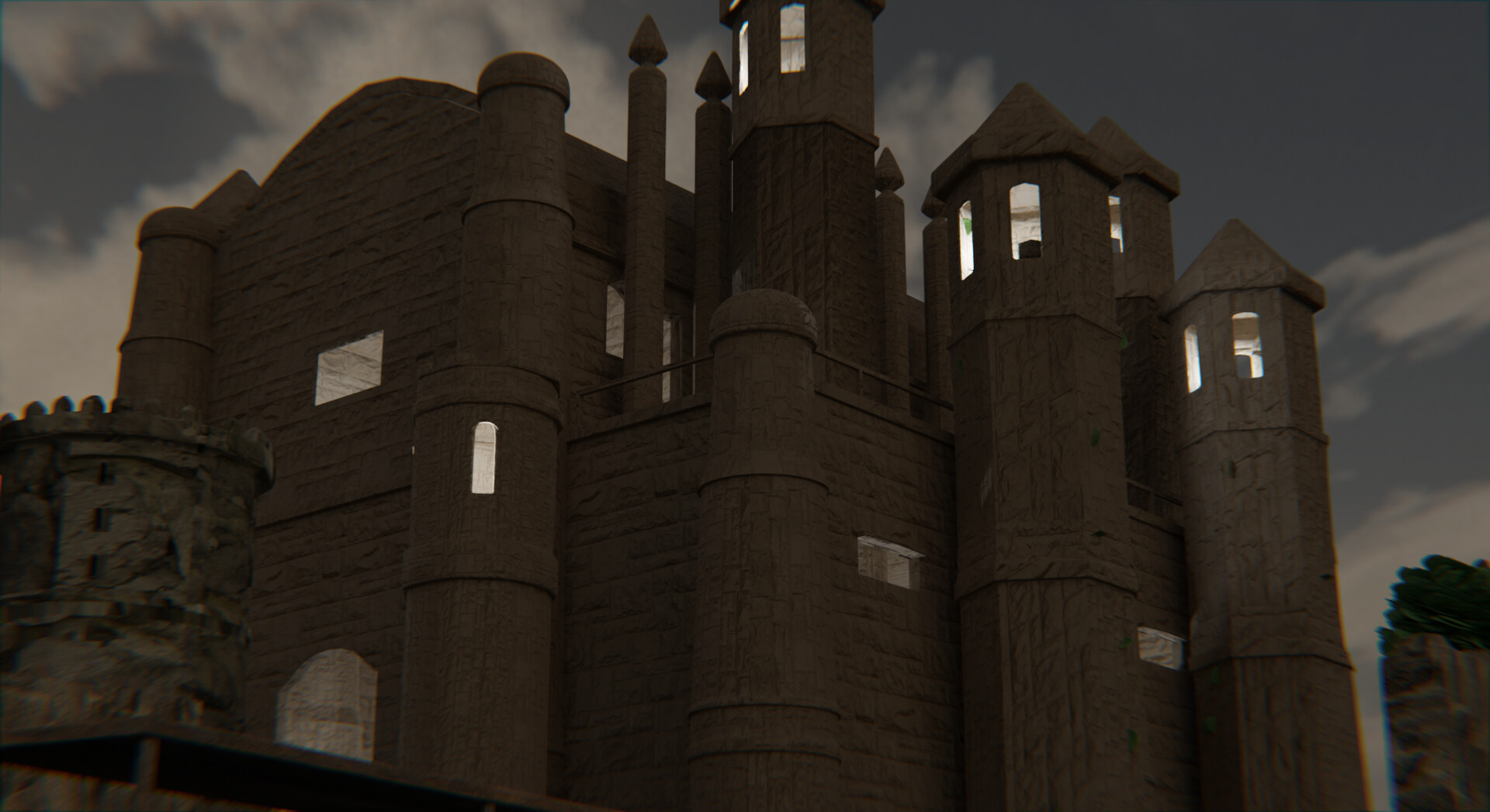 ArtStation - The Castle of Rocky Island