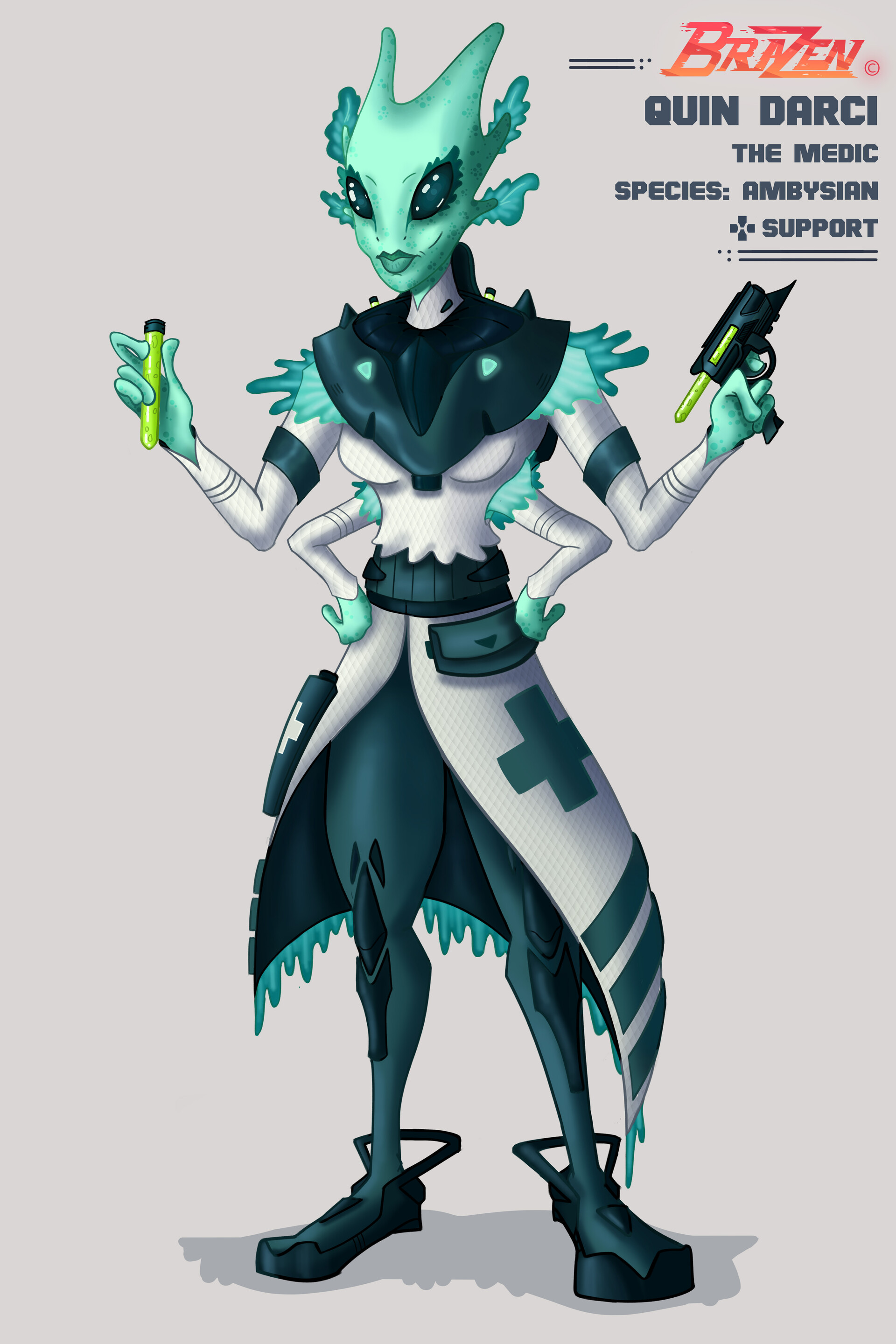 ArtStation - Brazen Medic- Quin Darci