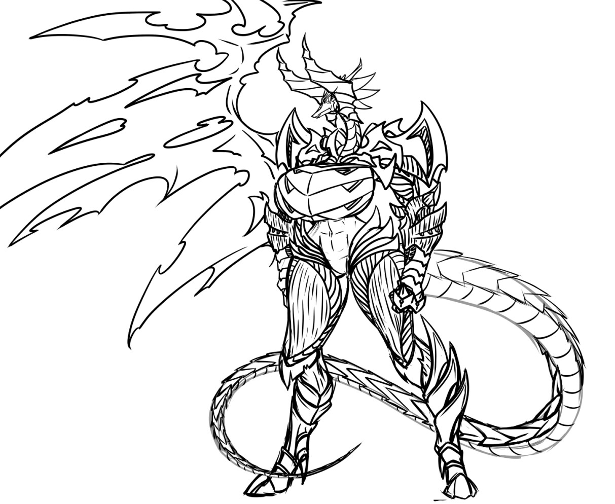 helix dragonoid coloring pages