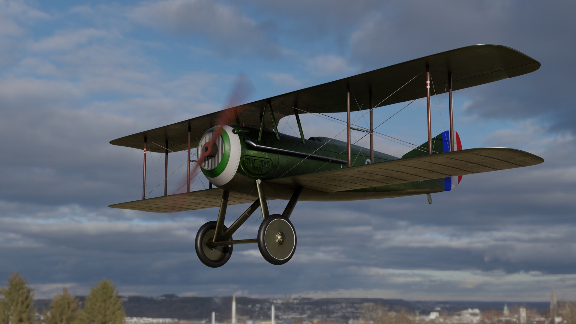 ArtStation - SPAD S.XIII WW1 Airplane
