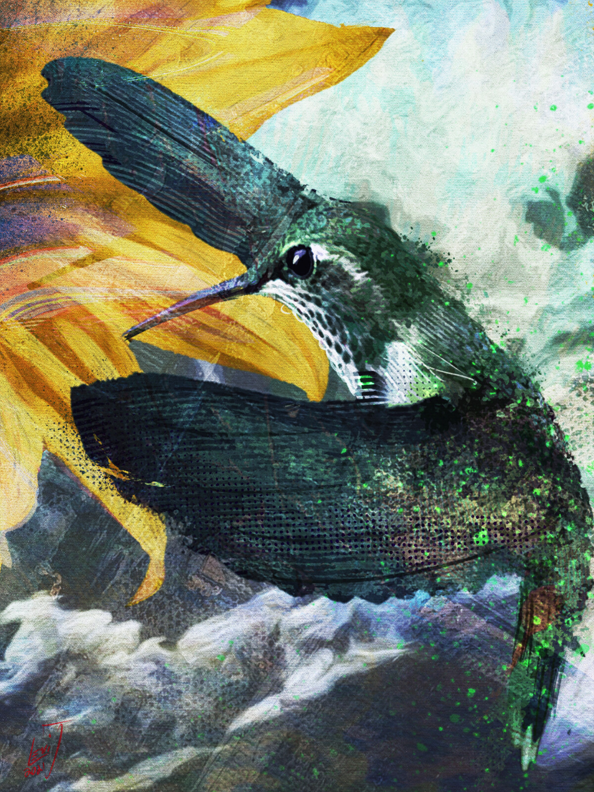 Levi Thomas - Bird Series 8