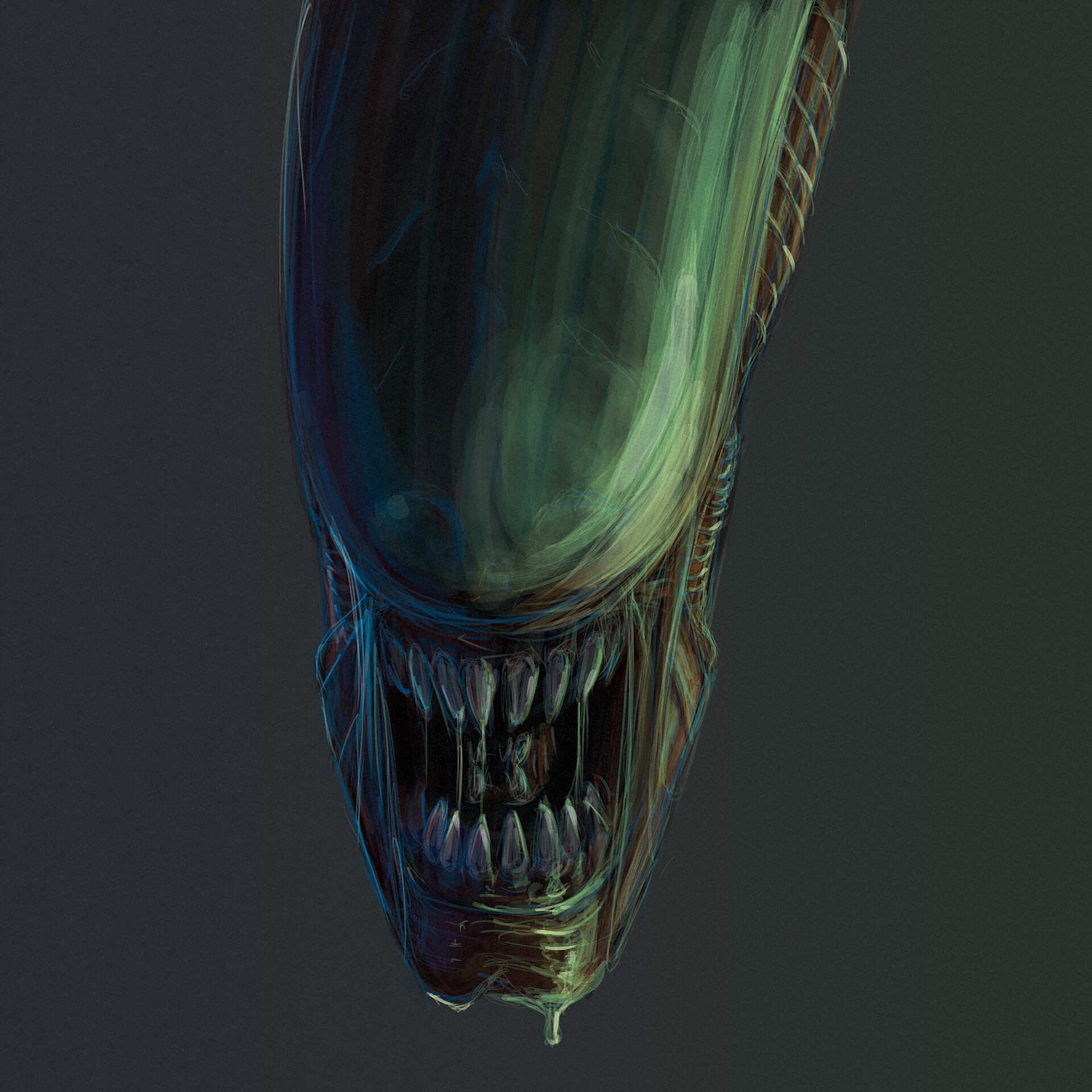 ArtStation - Xenomorph Sketch