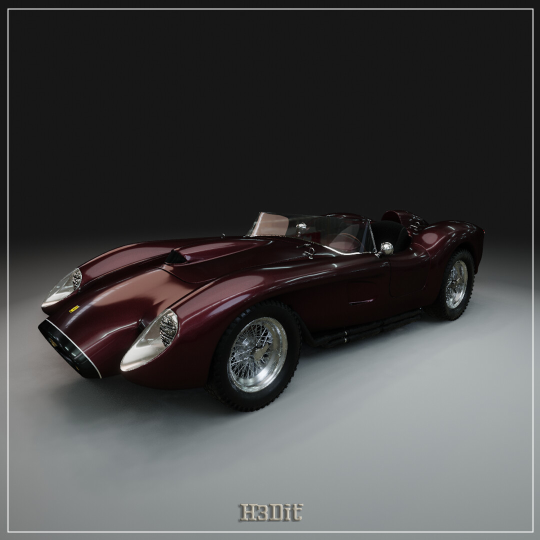 ArtStation - Ferrari 250 Testarossa Sport Prototype (1958)