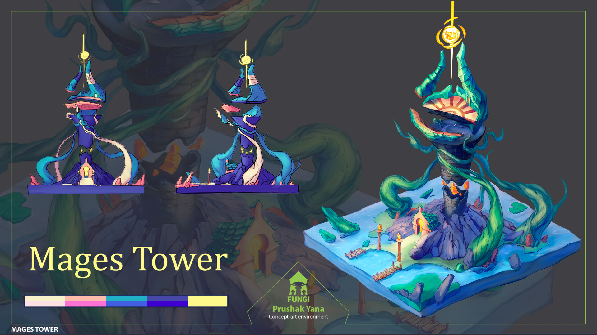 ArtStation - Mages are still building this Tower