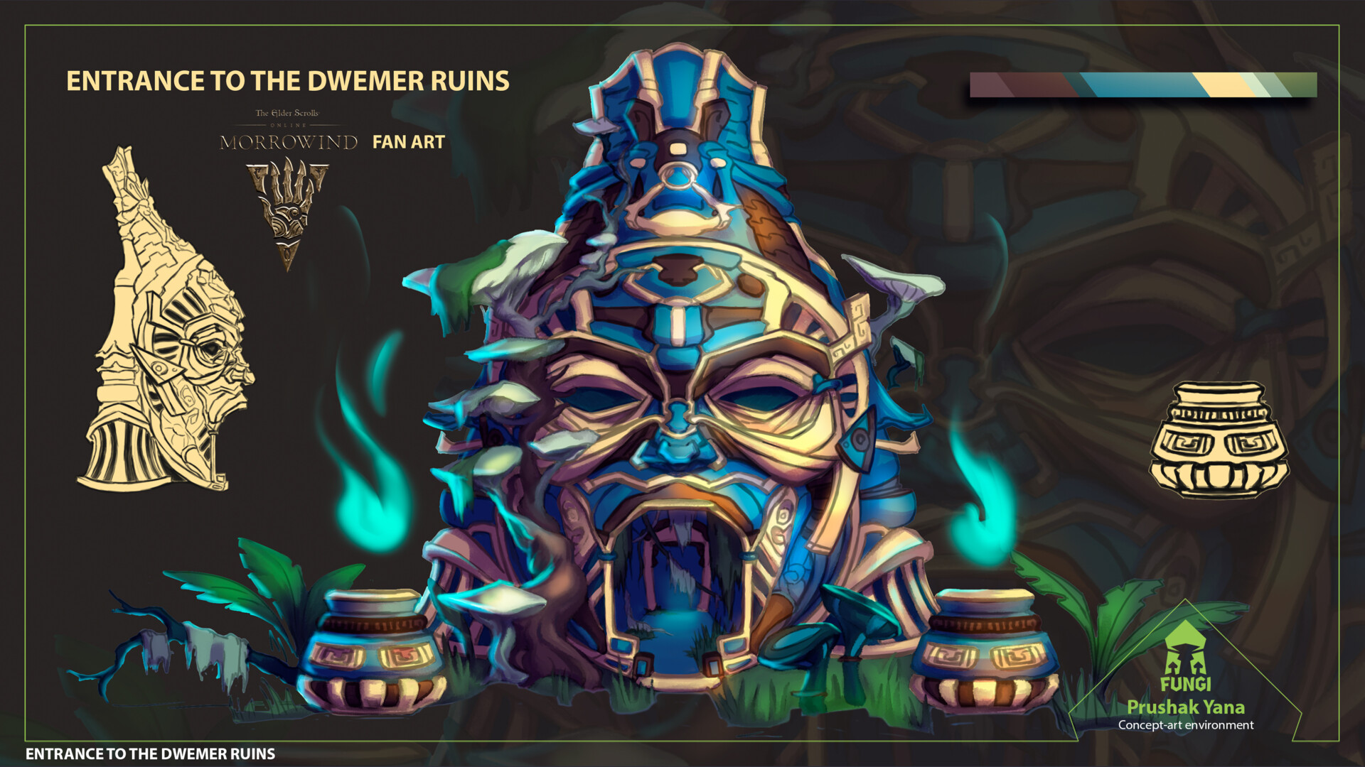 ArtStation - Dwemer Ruins Entrance