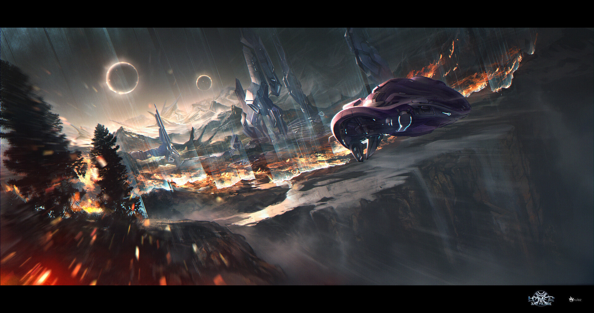 ArtStation - Halo: Eclipse. Escape from the Horizon “Three-Zero”
