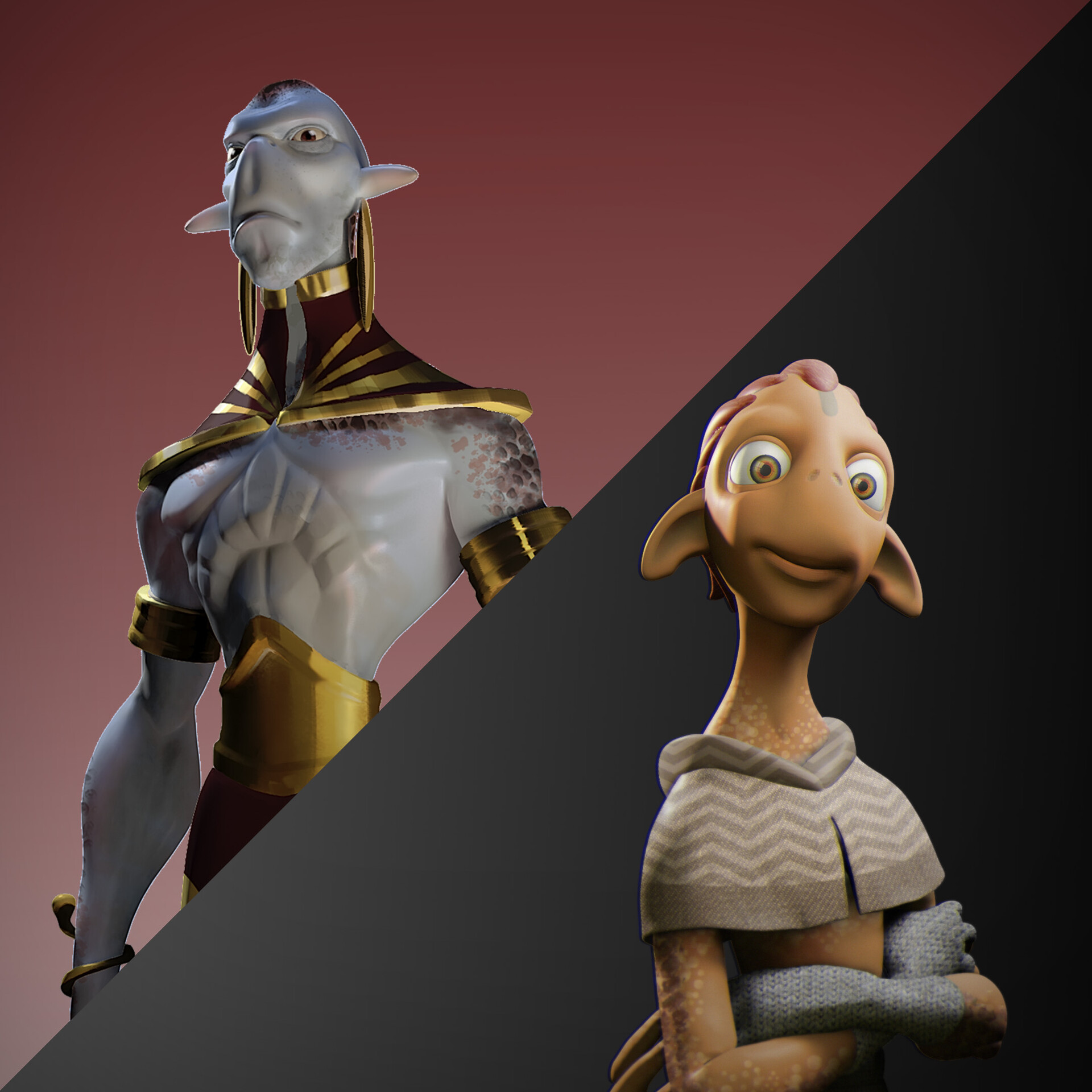 ArtStation - The aliens