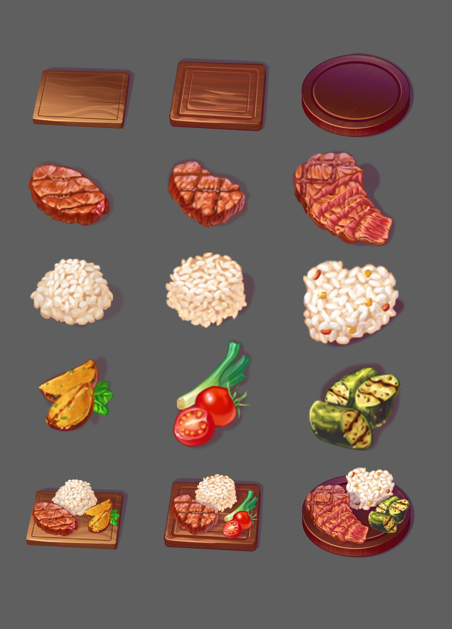 ArtStation - казуальные элементы