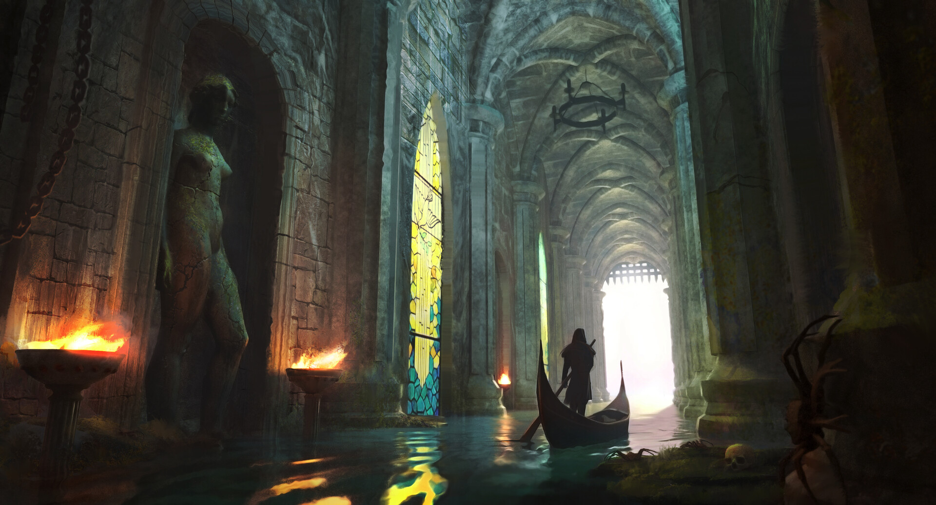 ArtStation - Flooded temple