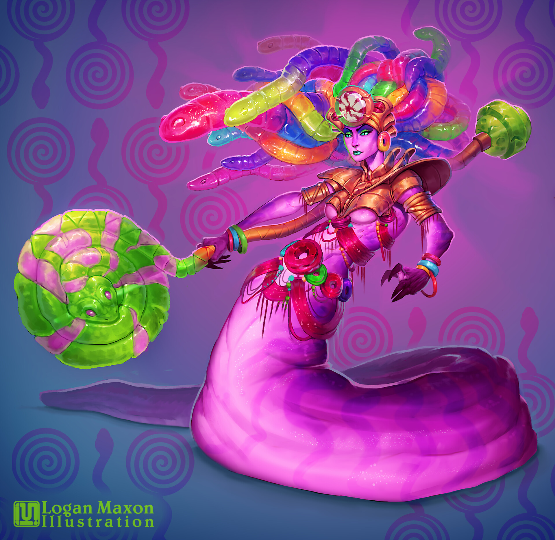 ArtStation - Candy Medusa
