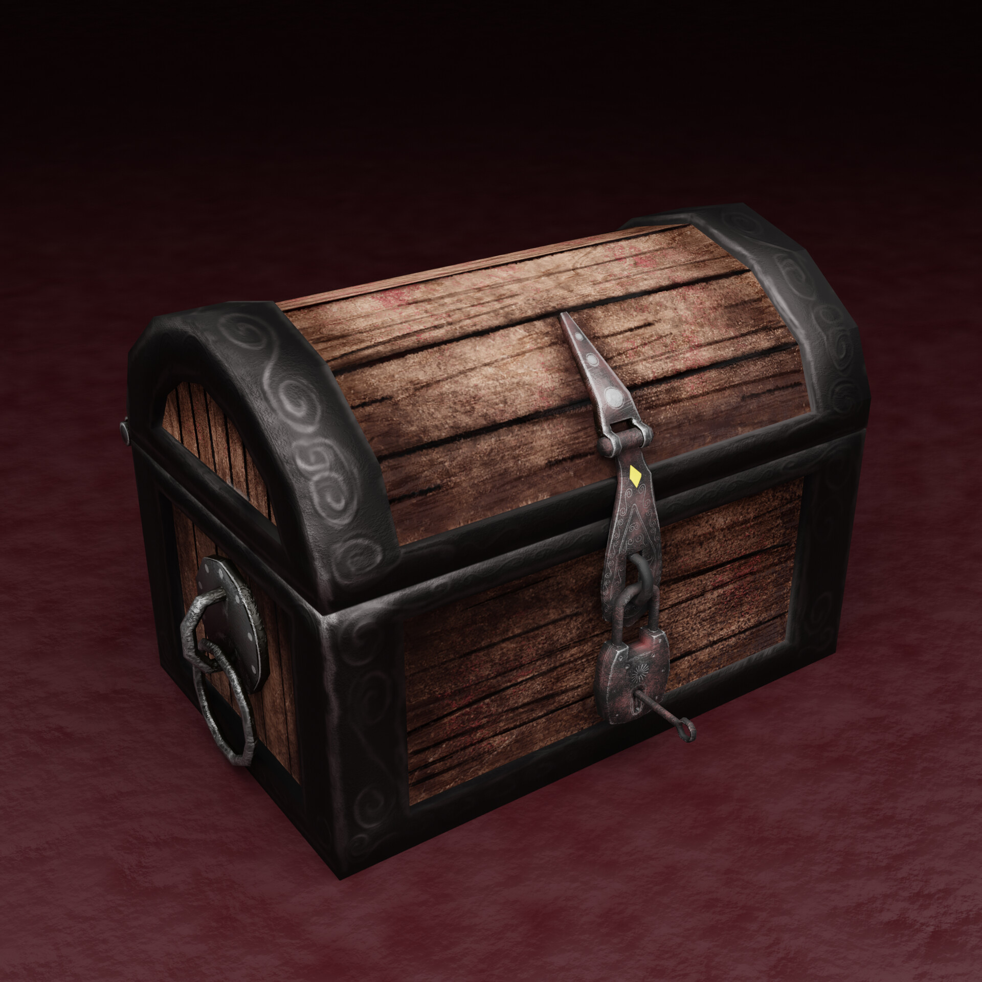 ArtStation - Gaming chest prop