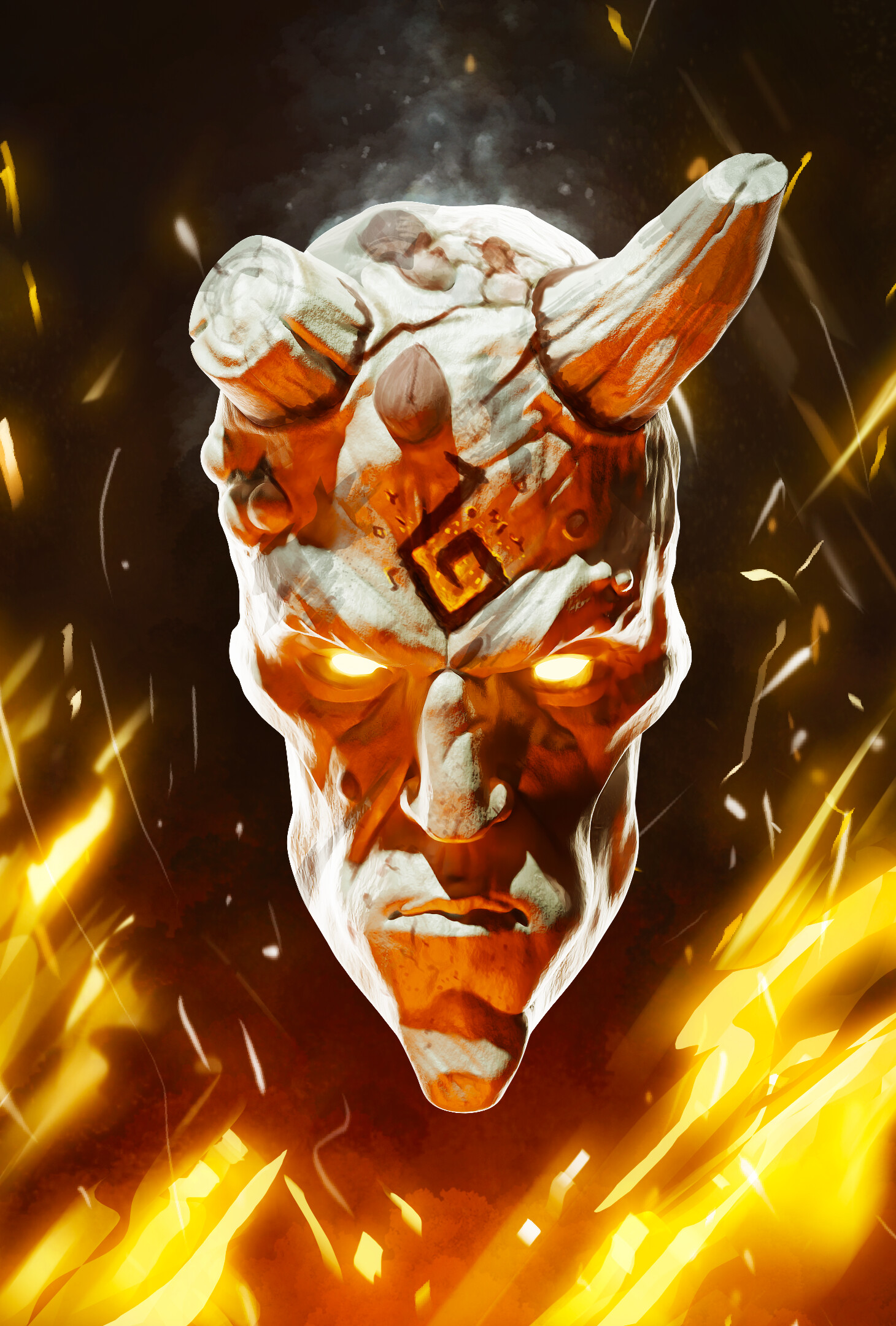 ArtStation - Demon head