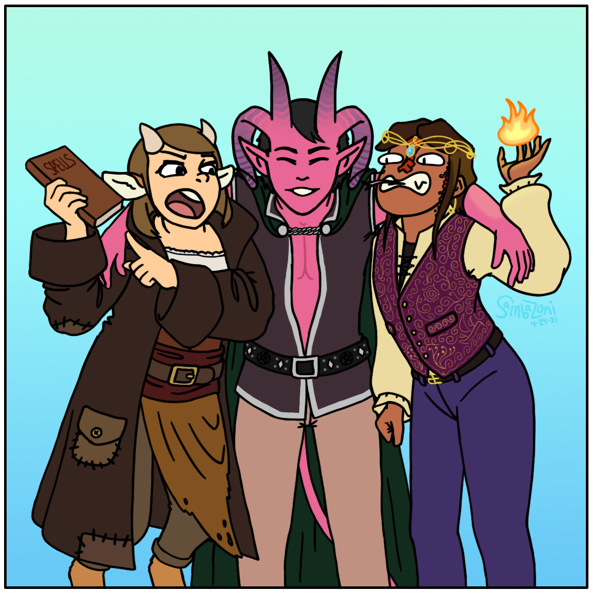 ArtStation - Wayward Wanderers D&D Character Art