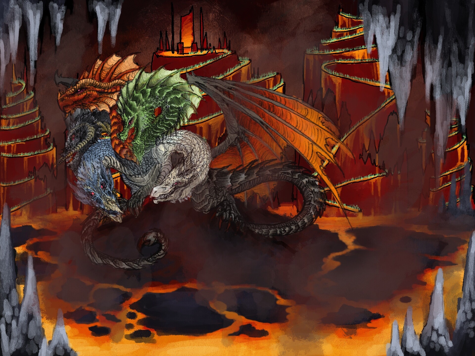 ArtStation - Tiamat from DnD
