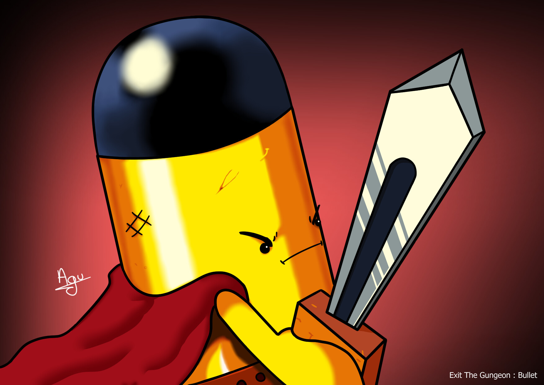 ArtStation - Bullet - Exit the Gungeon