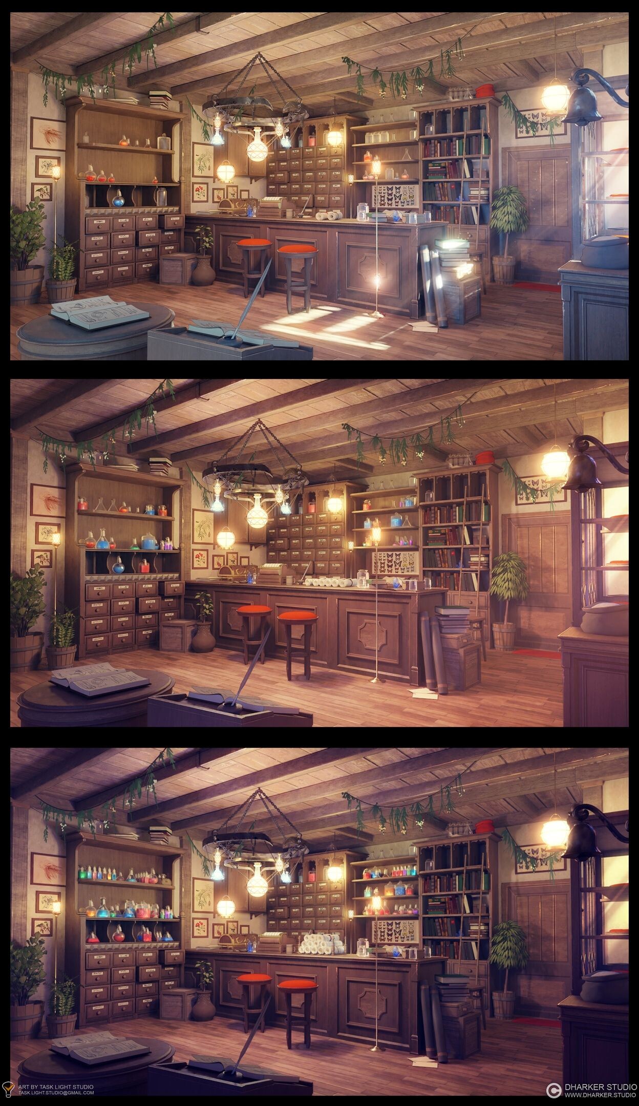 ArtStation - Fantasy background for visual novell