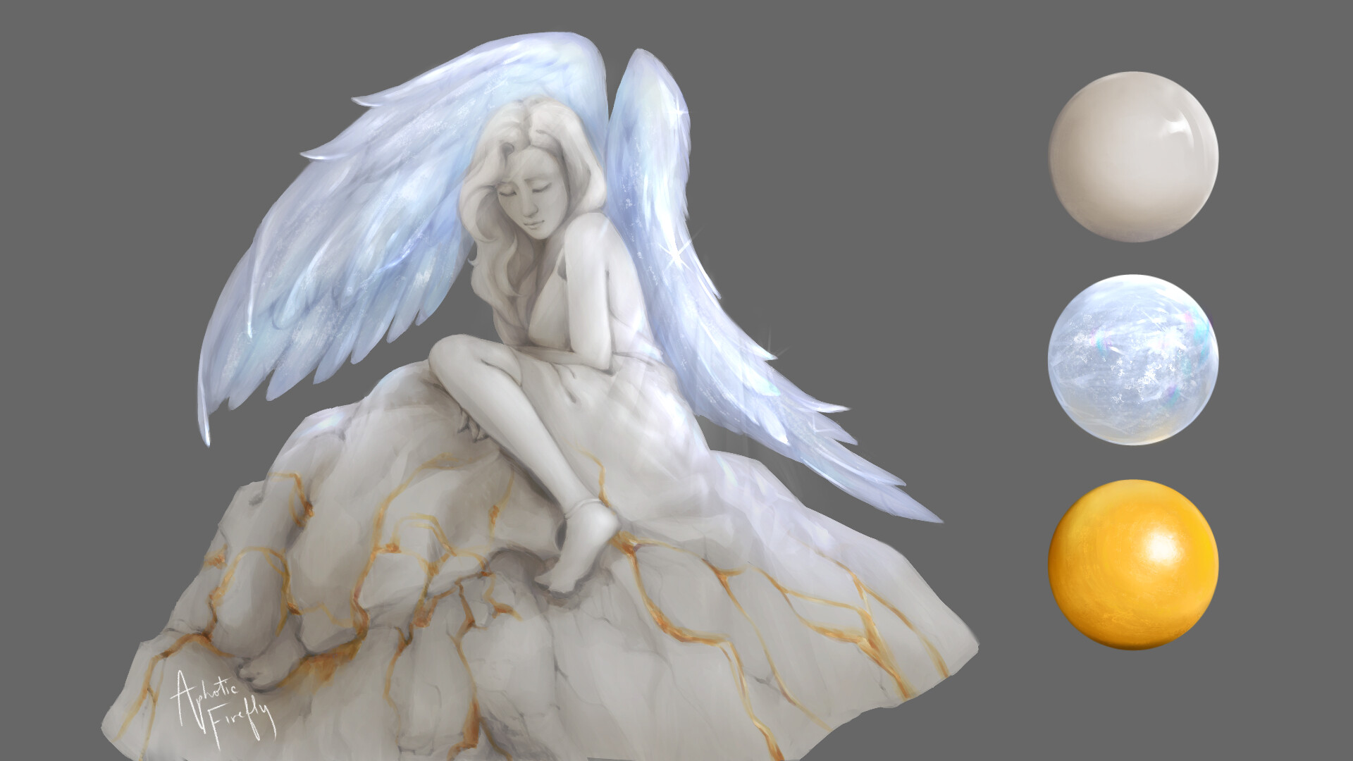 ArtStation - Angel - Material Study