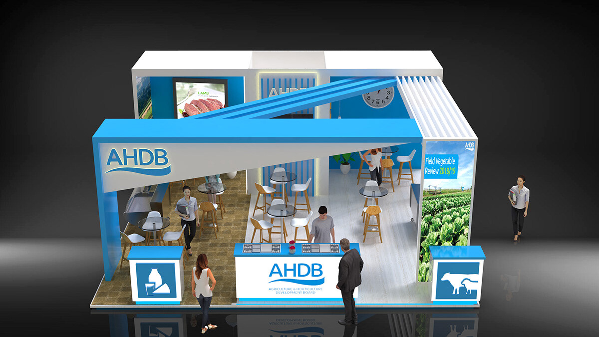 sanoober khan - 3D AHDB Exhibition stand Design