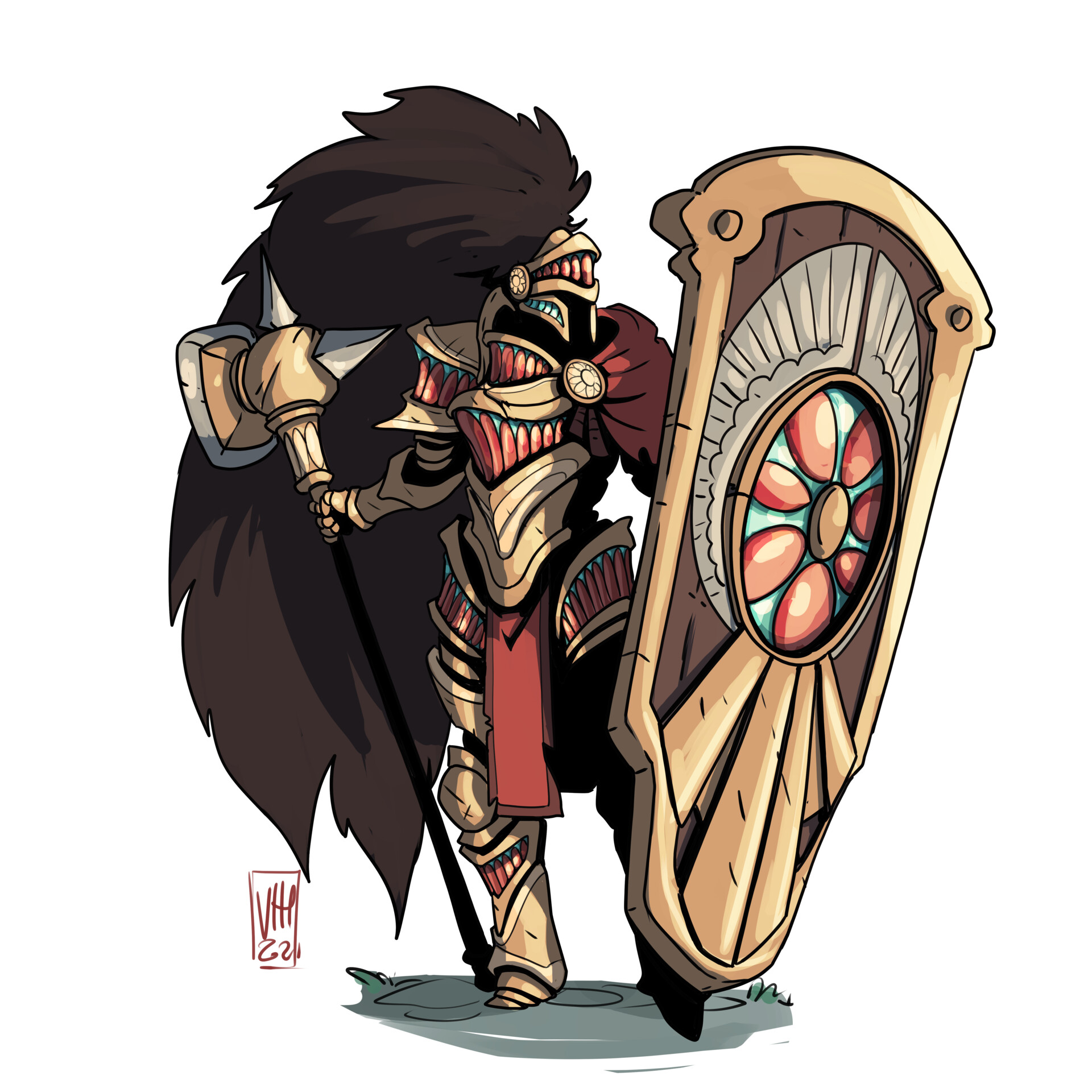 ArtStation - Stained Glass Knight