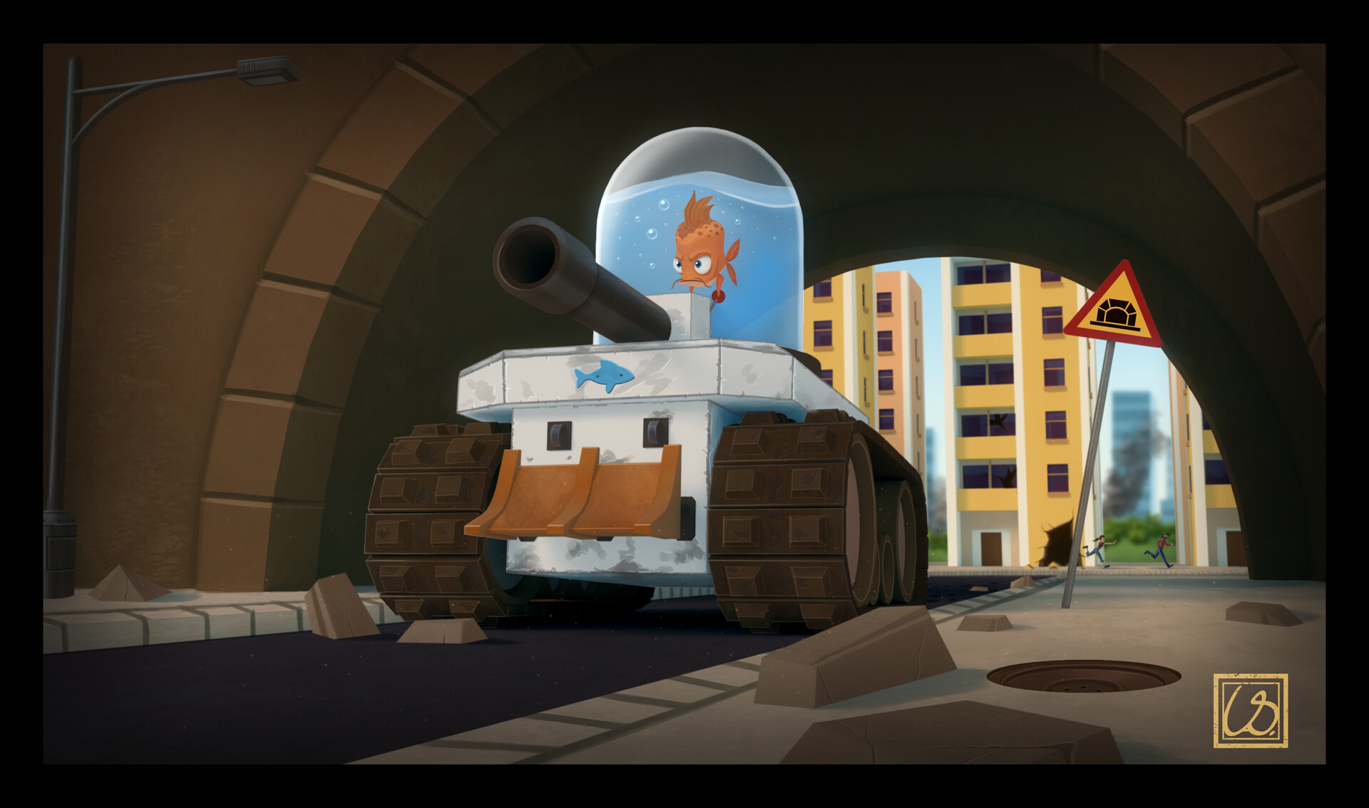 ArtStation - Fishtank apocalypse