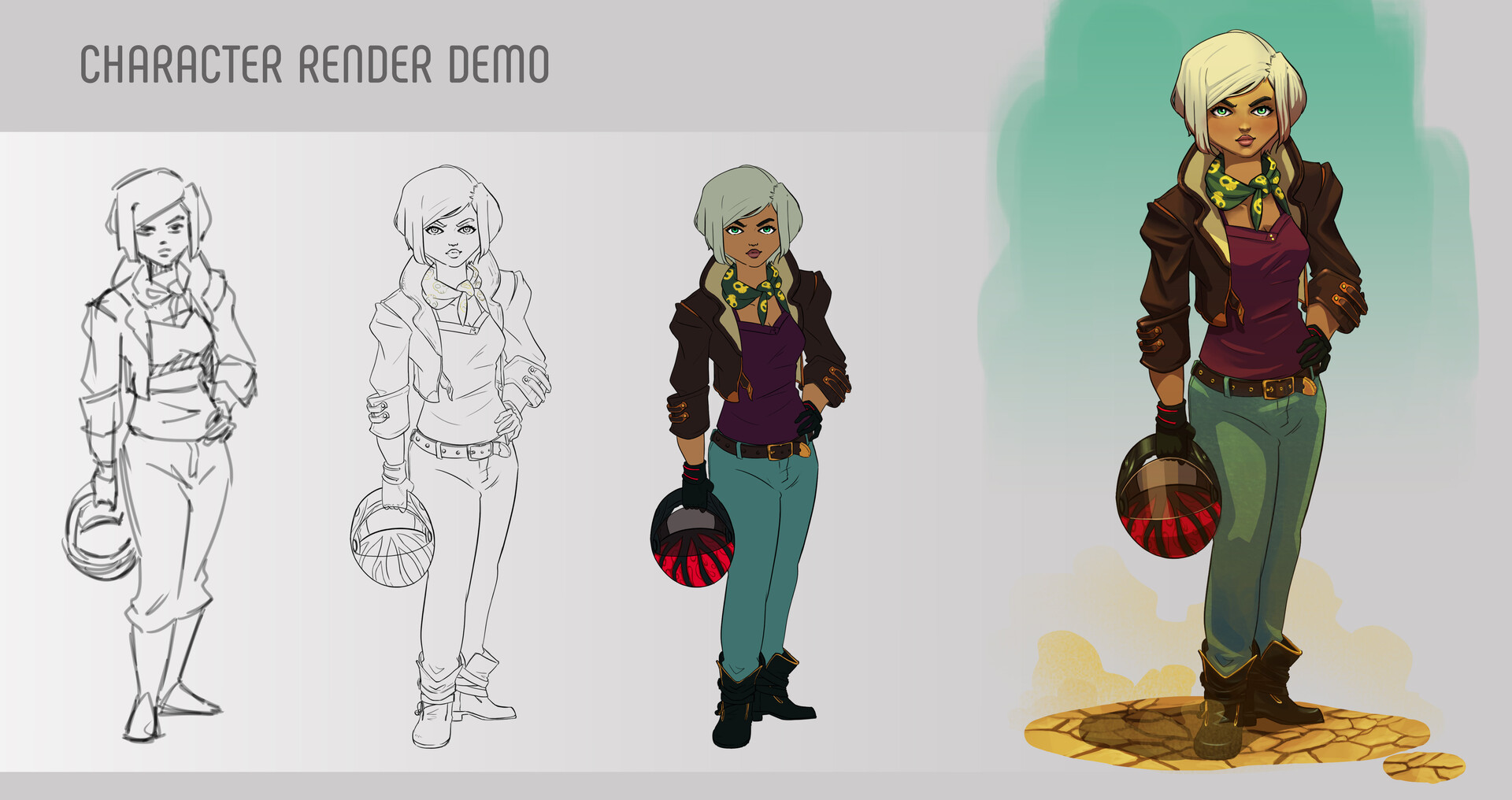 ArtStation - Character Render Demo